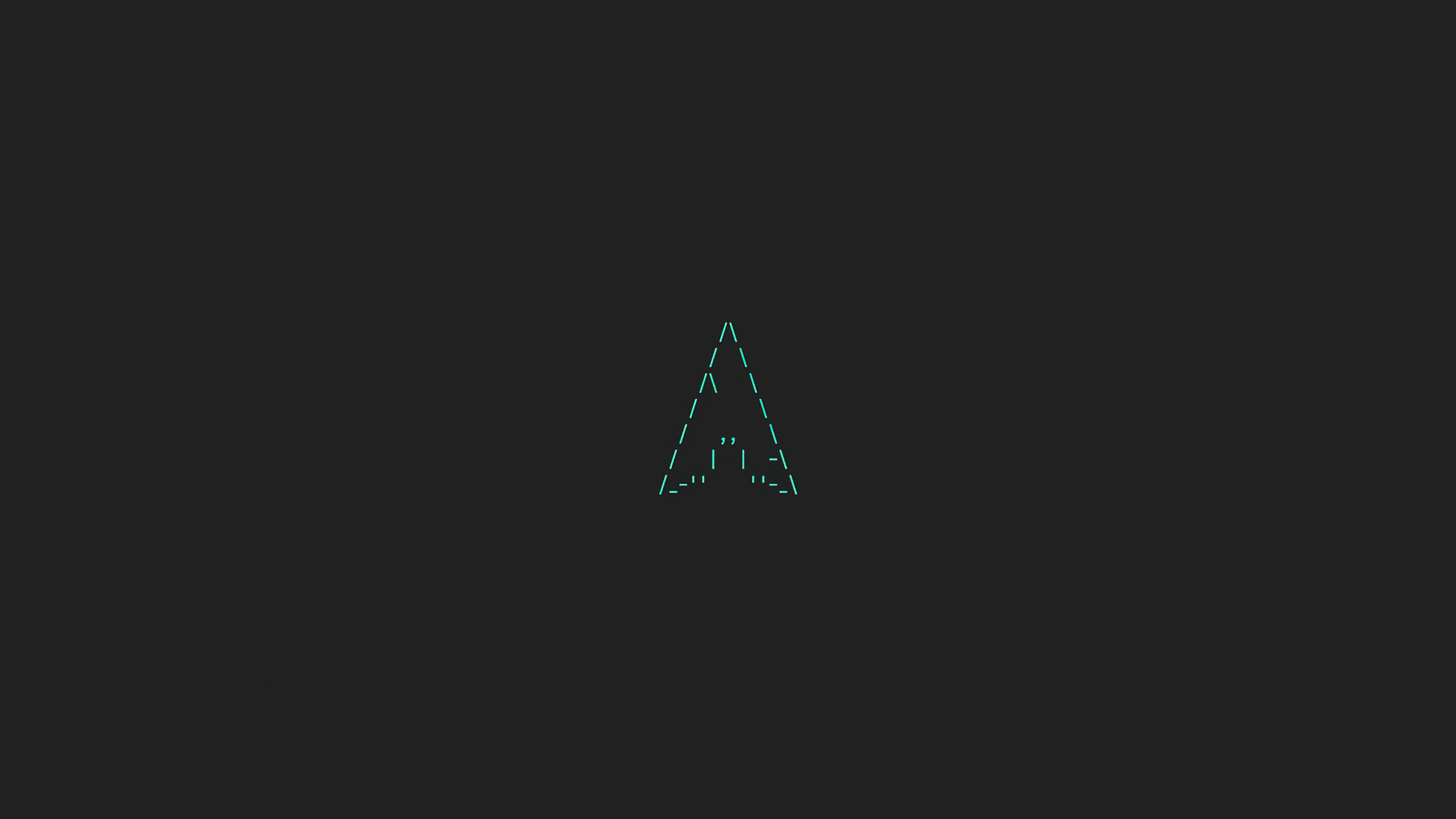 2048x1152 Arch Linux Minimal Logo 4k Wallpaper,2048x1152 Resolution HD ...