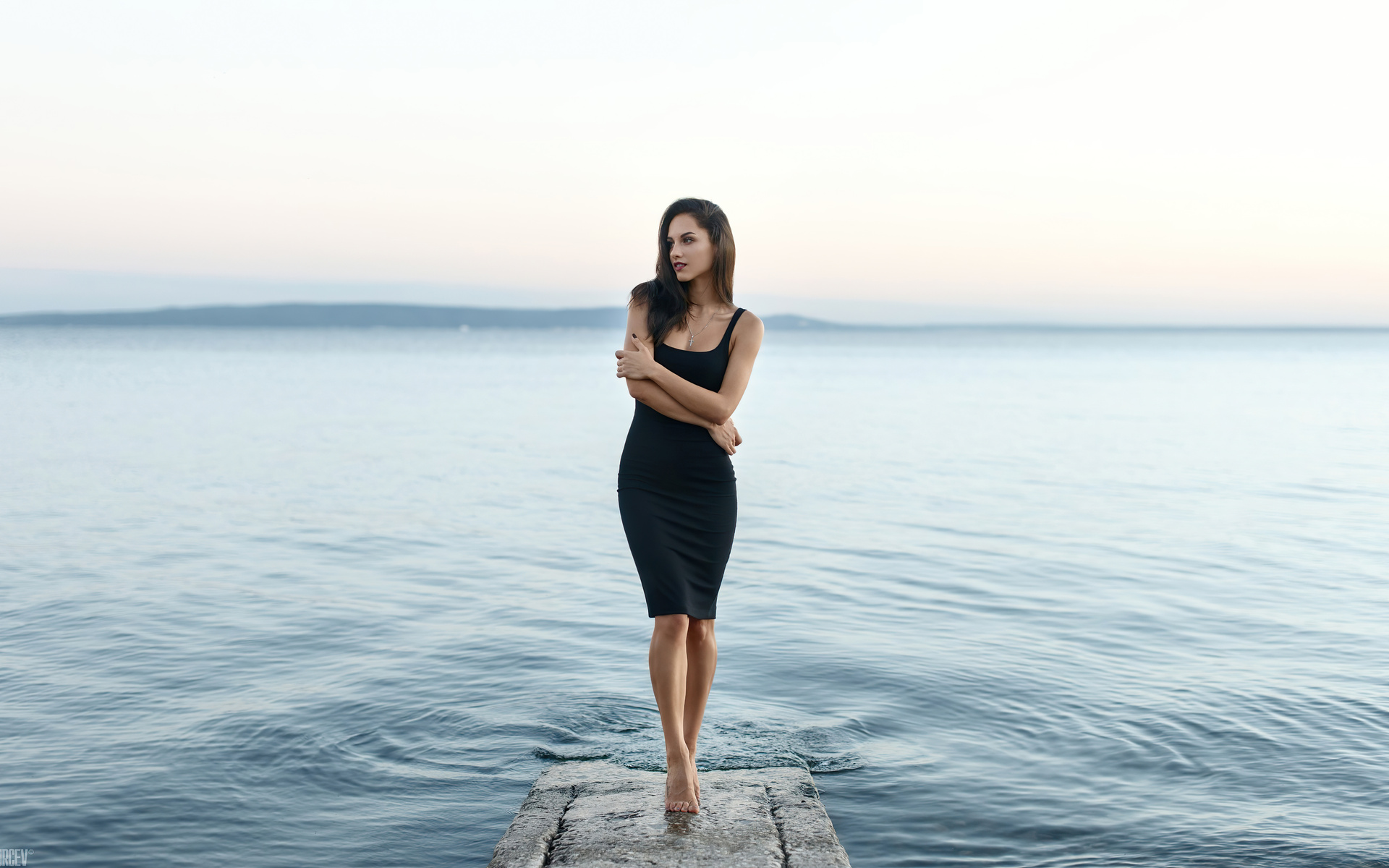 1920x1200 Arms Crossed Girl Black Dress 5k 1080P Resolution ,HD 4k ...