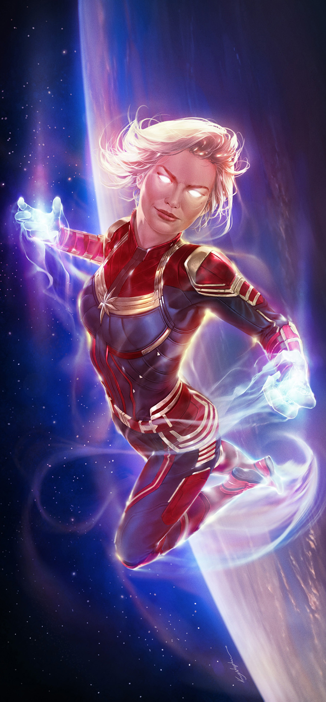 1242x2668 Art Captain Marvel Iphone XS MAX ,HD 4k Wallpapers,Images,Backgrounds,Photos and Pictures