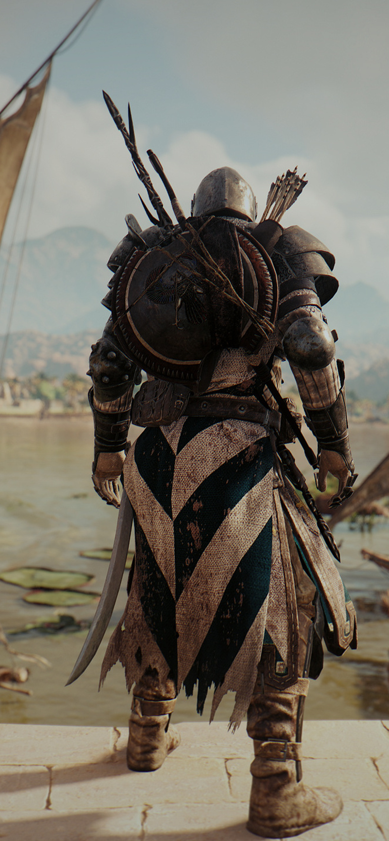 1242x2688 Assassins Creed Origins Video Game Iphone Xs Max Hd 4k