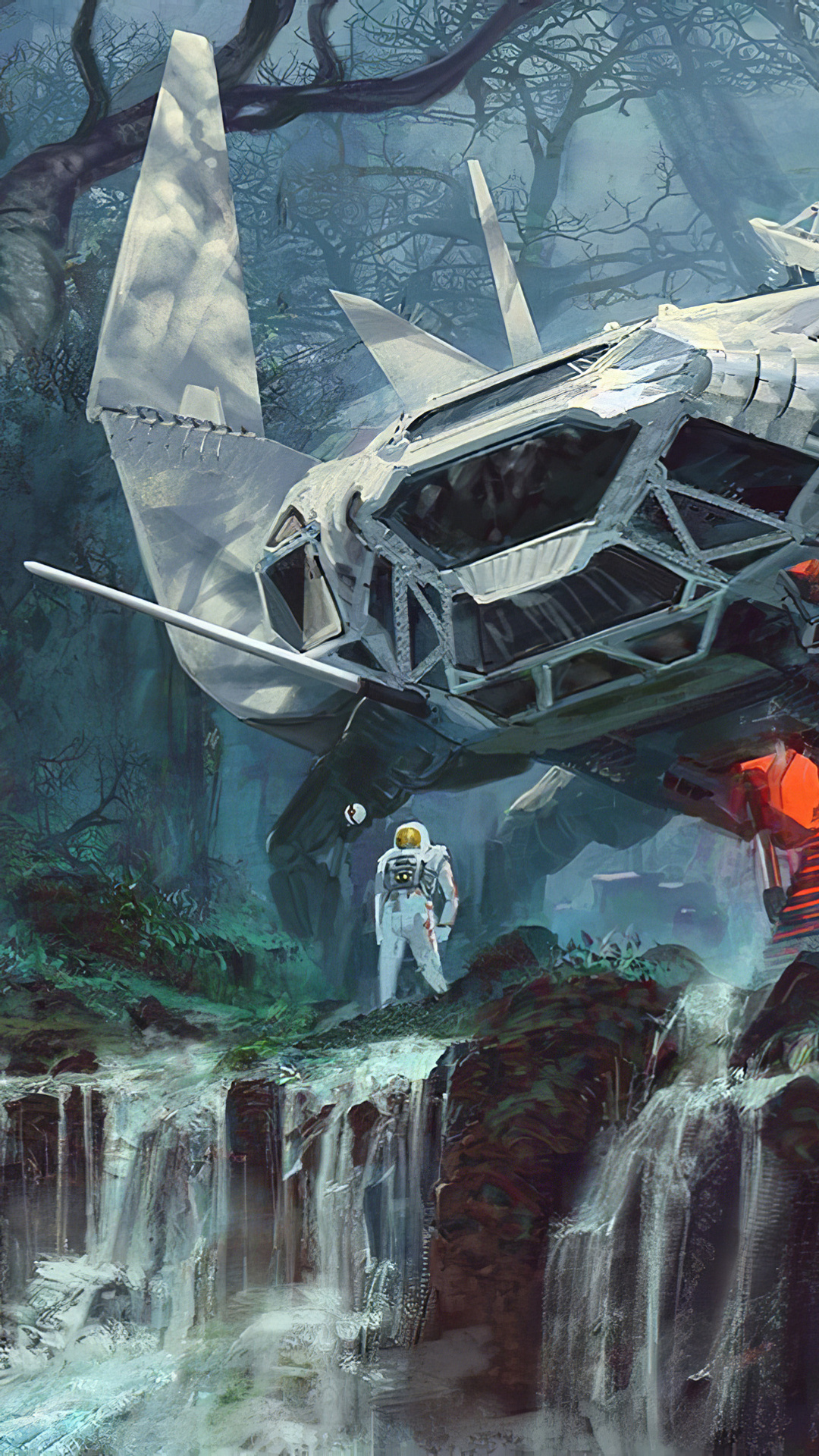 1080x1920 Astronaut Alien Forest 4k Iphone 7,6s,6 Plus, Pixel xl ,One ...