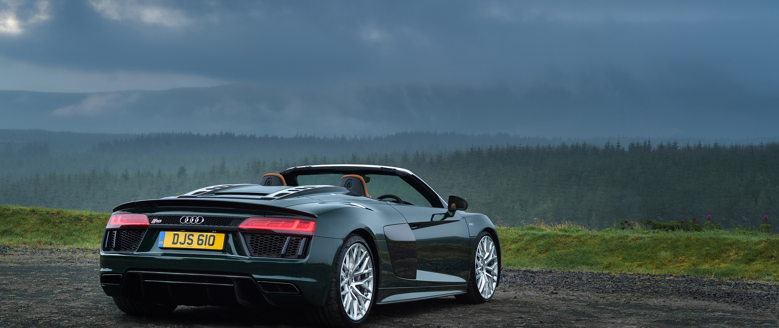 2560x1080 Audi R8 Spyder V10 Plus 4k Rear 2017 Wallpaper,2560x1080 ...