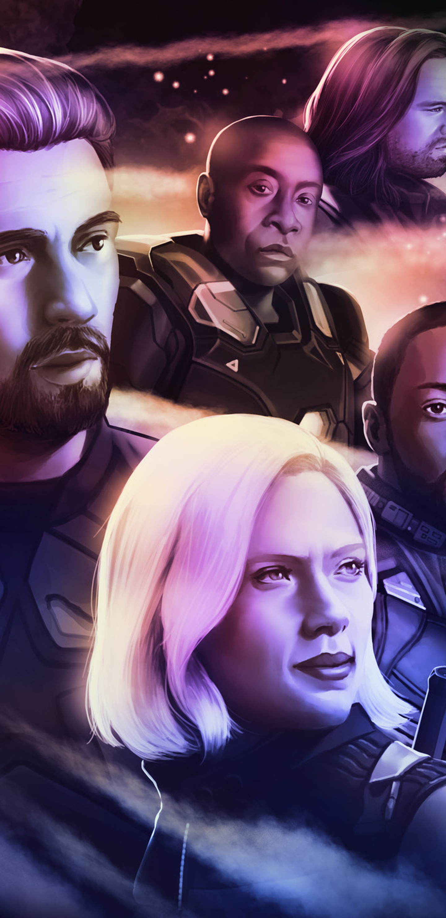 1440x2960 Avengers Infinity War Team Captain Artwork Samsung Galaxy ...