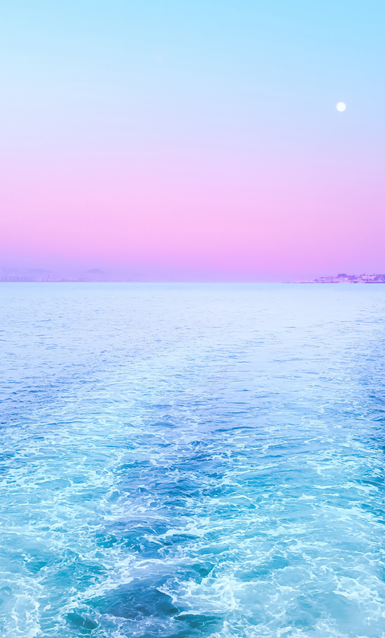 1280x2120 Azure Horizons Captivating Hues Of Blue Landscape iPhone 6 ...