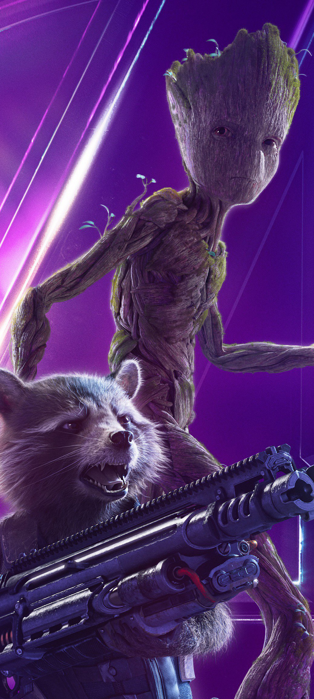 1080x2400 Baby Groot In Avengers Infinity War New Poster Google Pixel 7 ...