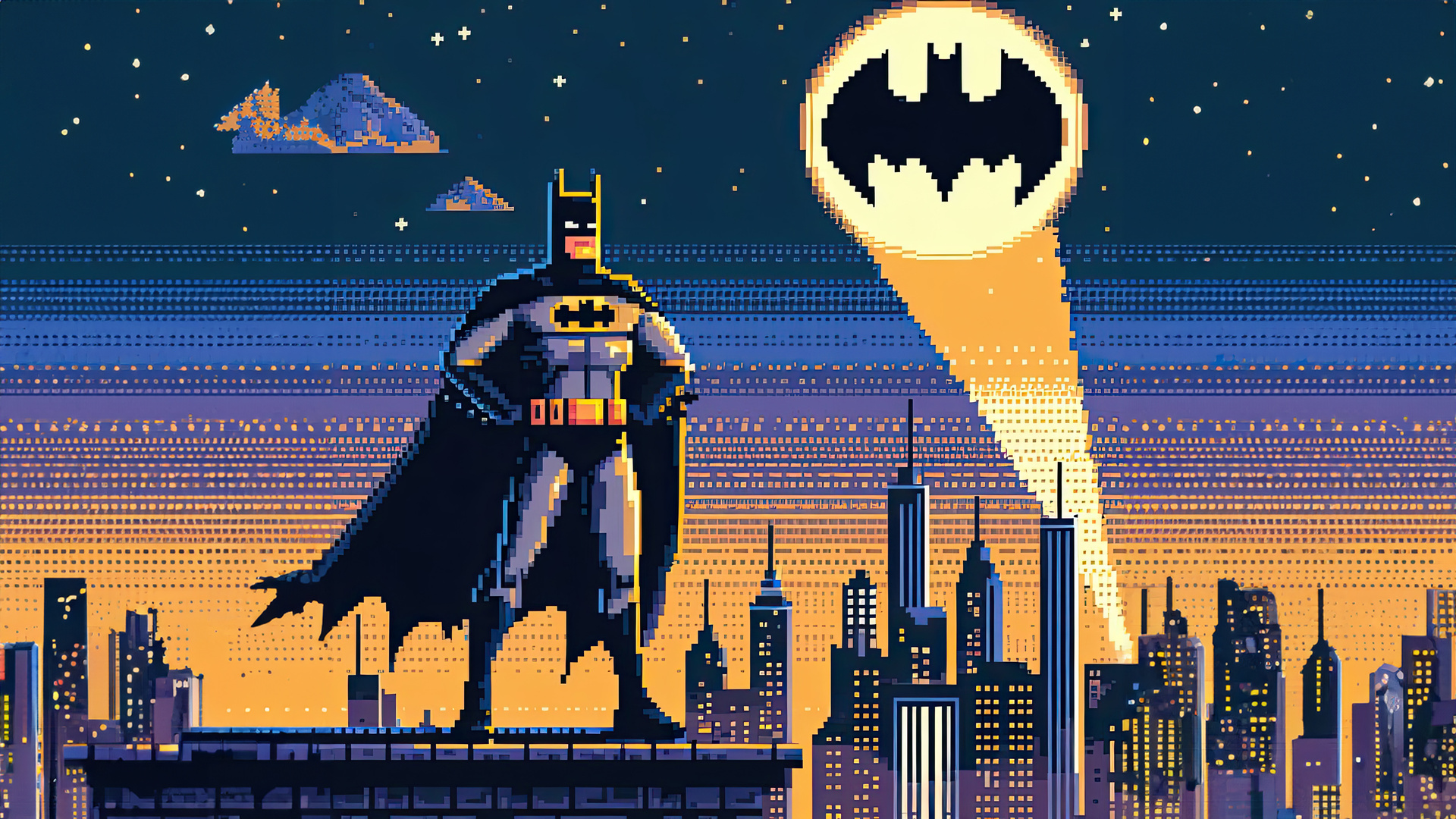 1920x1080 Batman 8 Bit Laptop Full HD 1080P ,HD 4k Wallpapers,Images ...