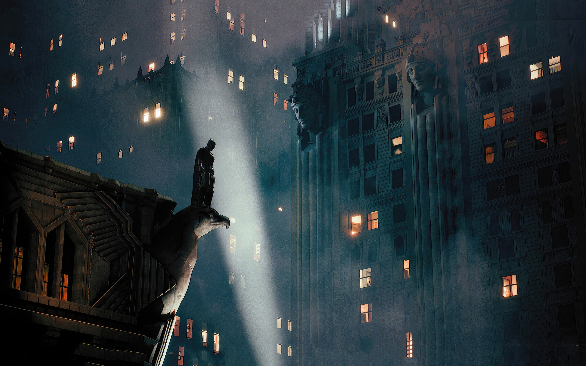1920x1200 Batman Above Gotham City 1080P Resolution ,HD 4k Wallpapers ...