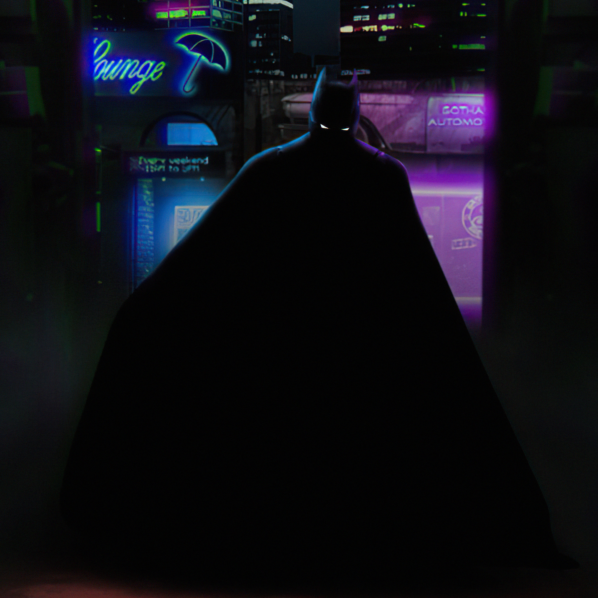 2048x2048 Batman Alleyway 4k Ipad Air HD 4k Wallpapers, Images ...