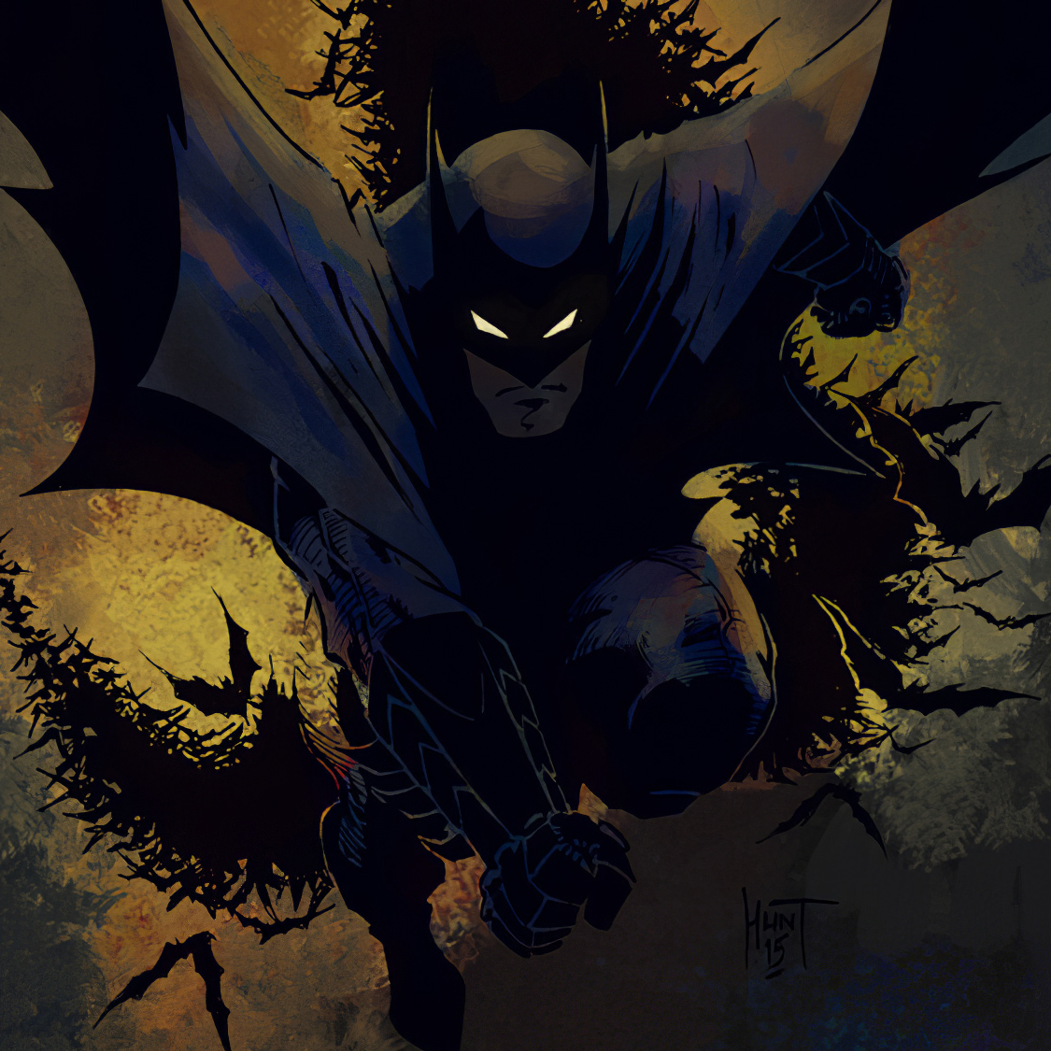 2048x2048 Batman Art 2020 Ipad Air ,HD 4k Wallpapers,Images,Backgrounds ...