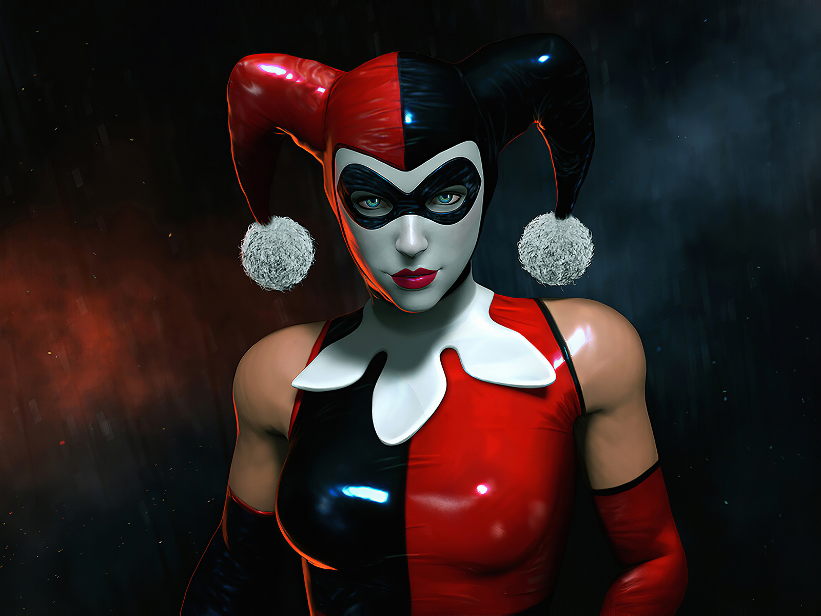 1600x1200 Batman Beyond Harley Quinn 4k Wallpaper 1600x1200 Resolution