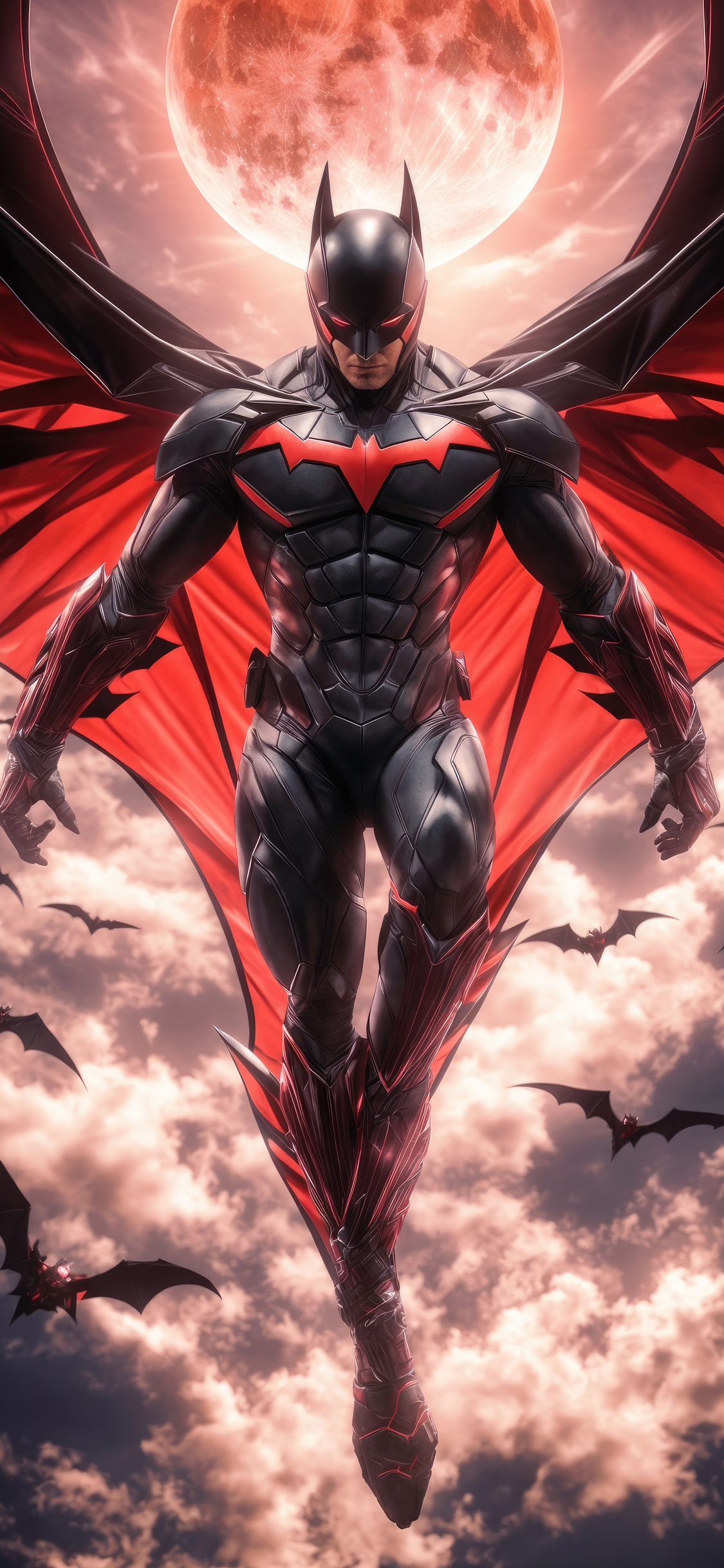 1125x2436 Batman Beyond High Flying Patrol Iphone XS,Iphone 10,Iphone X ...