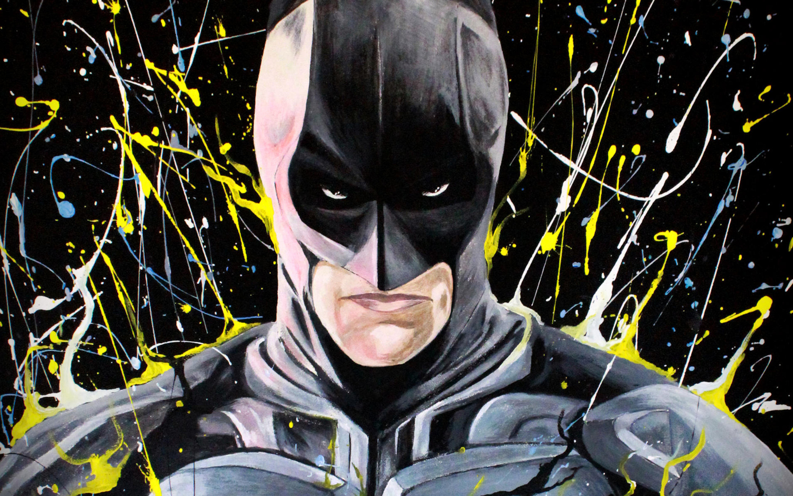 2560x1600 Batman Color Paint Art Wallpaper,2560x1600 Resolution HD 4k ...