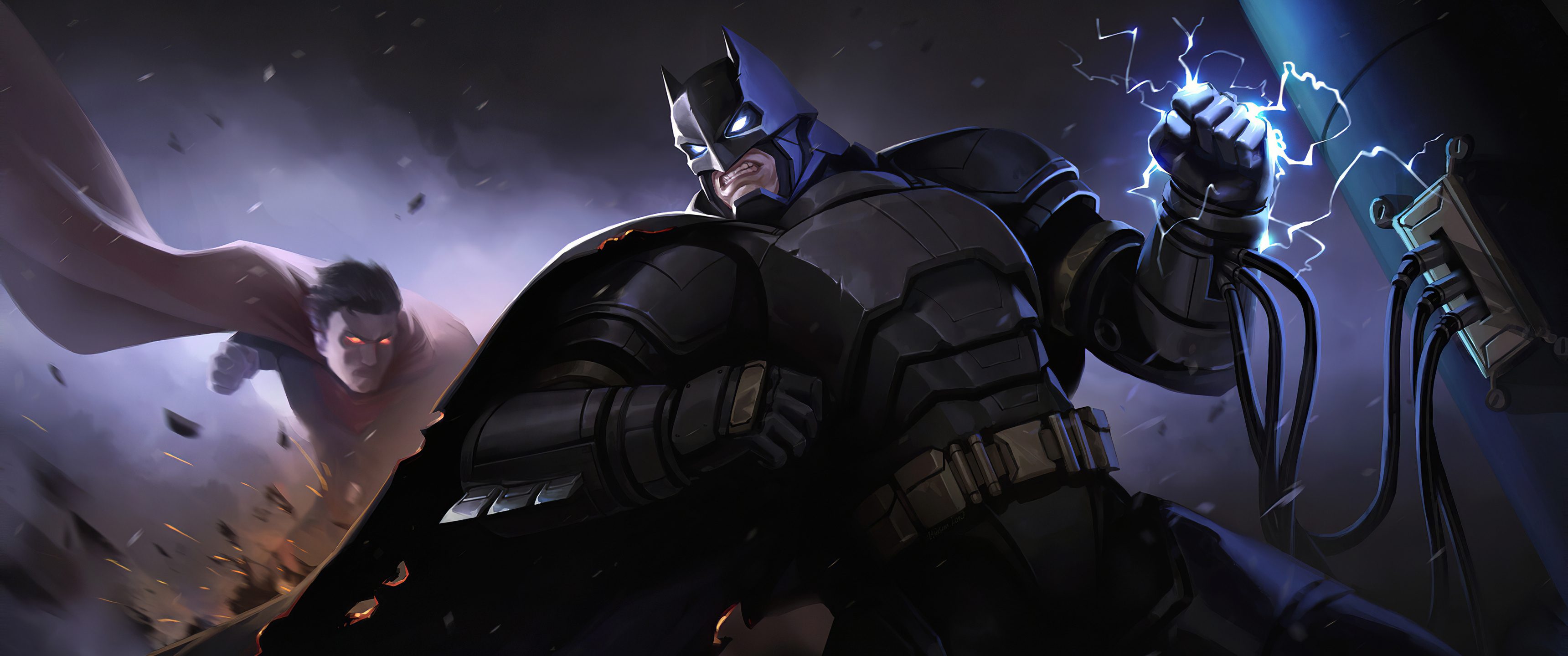 3440x1440 Batman Coming Artwork 4k UltraWide Quad HD 1440P ,HD 4k ...