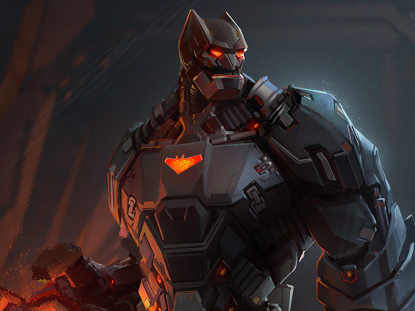 1400x1050 Batman Cyber Artwork Wallpaper,1400x1050 Resolution HD 4k ...