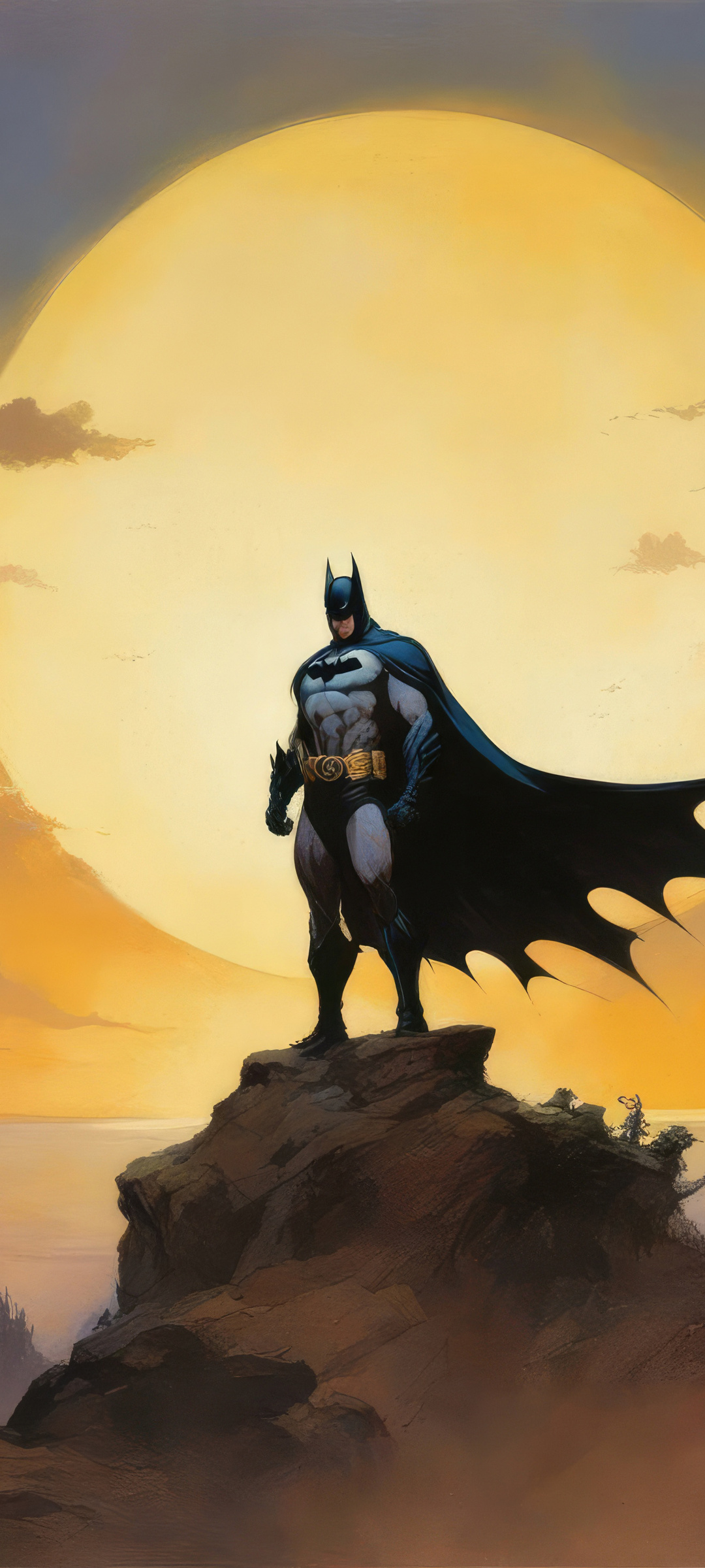 1080x2400 Batman Embracing The Rising Sun Google Pixel 7 ,HD 4k ...