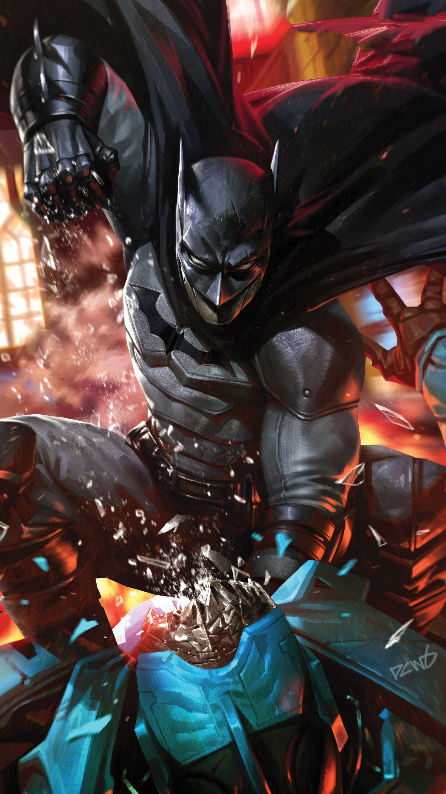 1440x2560 Batman Fight Mode 5k Samsung Galaxy S6,S7 ,Google Pixel XL ...