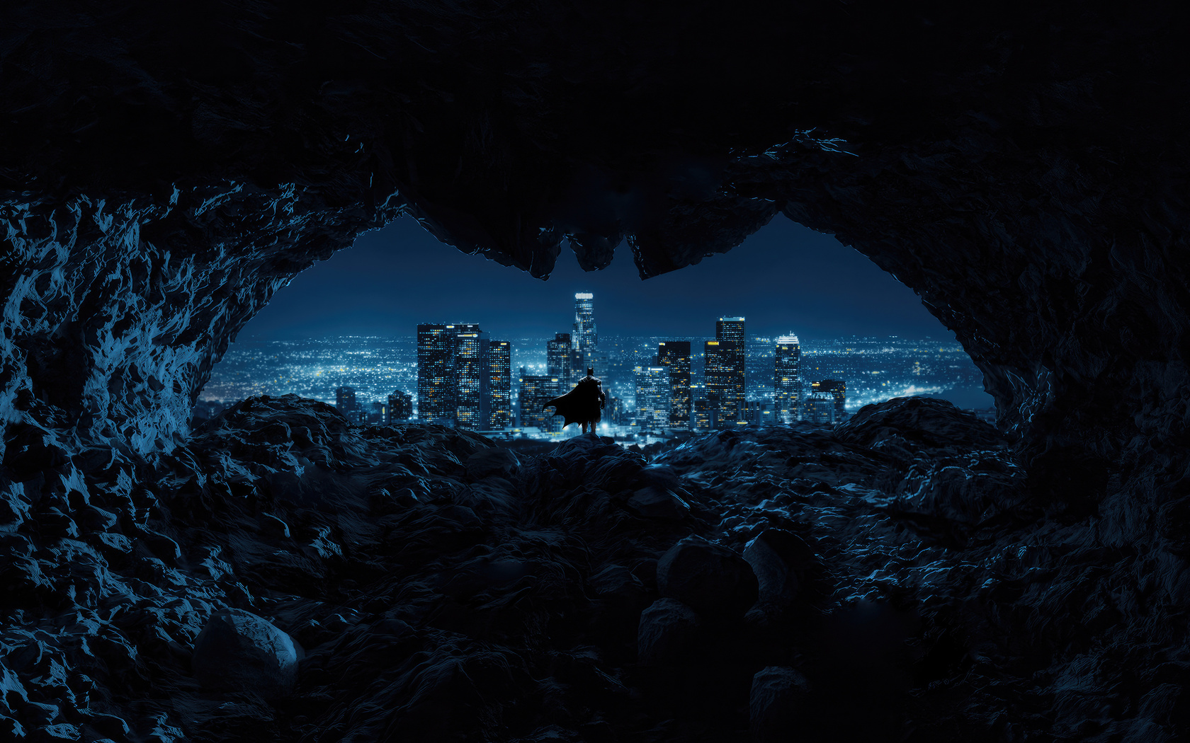 1680x1050 Batman Gaze From The Batcave Wallpaper,1680x1050 Resolution ...