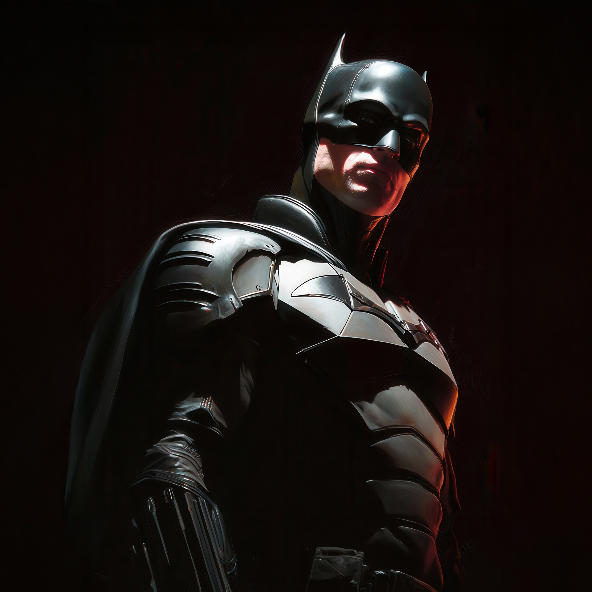 2048x2048 Batman Iconic Hero Stance Ipad Air ,HD 4k Wallpapers,Images ...