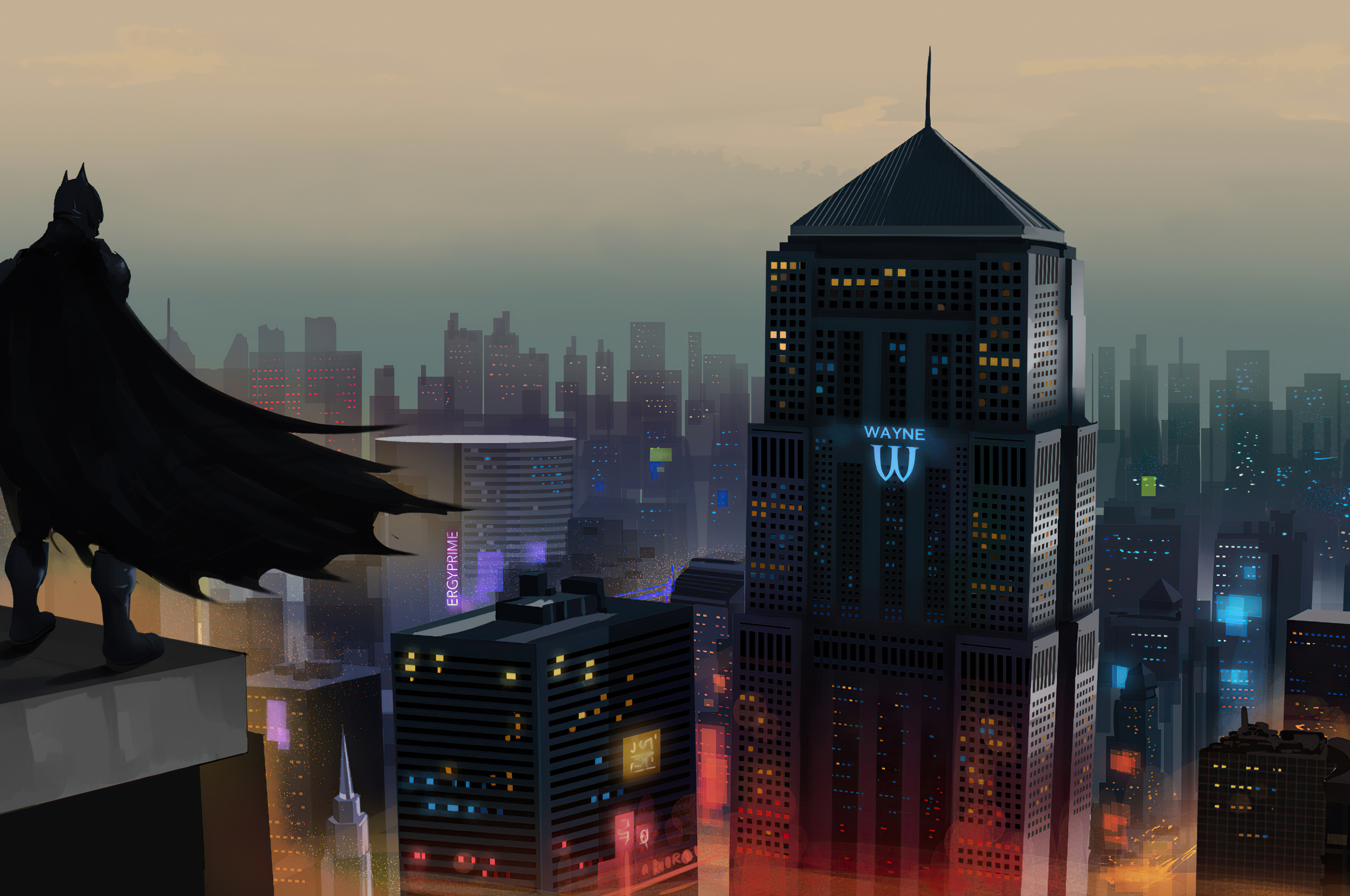 2560x1700 Batman In Gotham City 4k Chromebook Pixel ,HD 4k Wallpapers ...