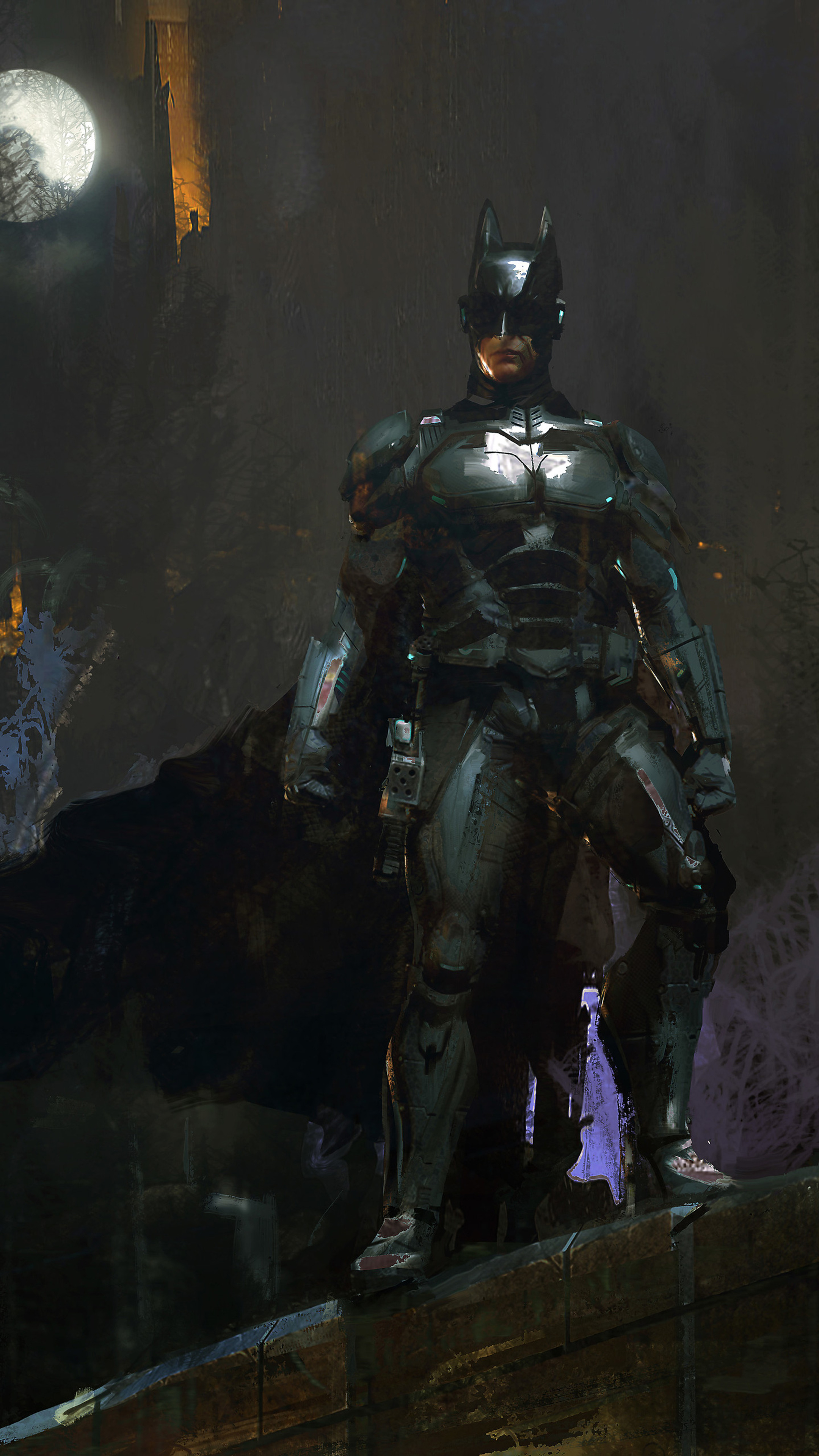 2160x3840 Batman In The Night Artwork Sony Xperia X,XZ,Z5 Premium ,HD ...