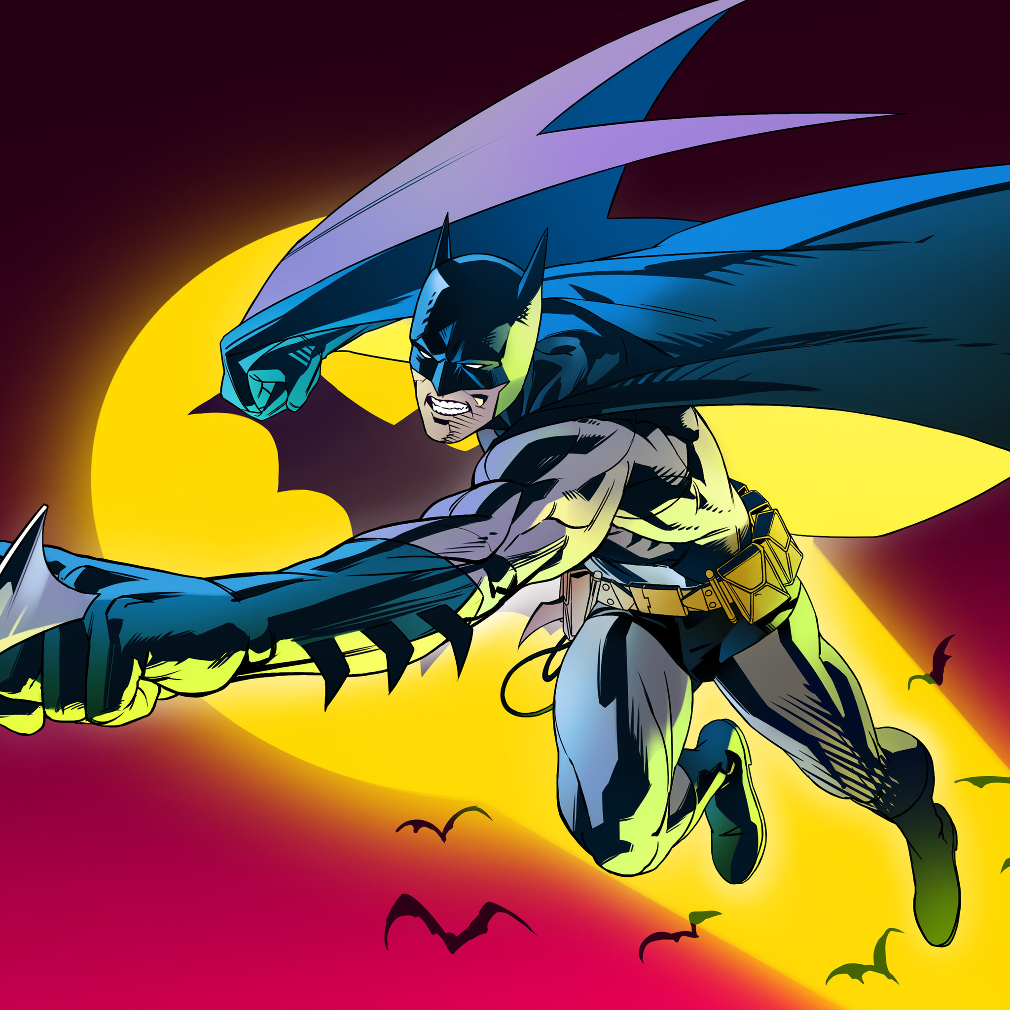 2048x2048 Batman Midnight Vigilance Ipad Air ,HD 4k Wallpapers,Images ...