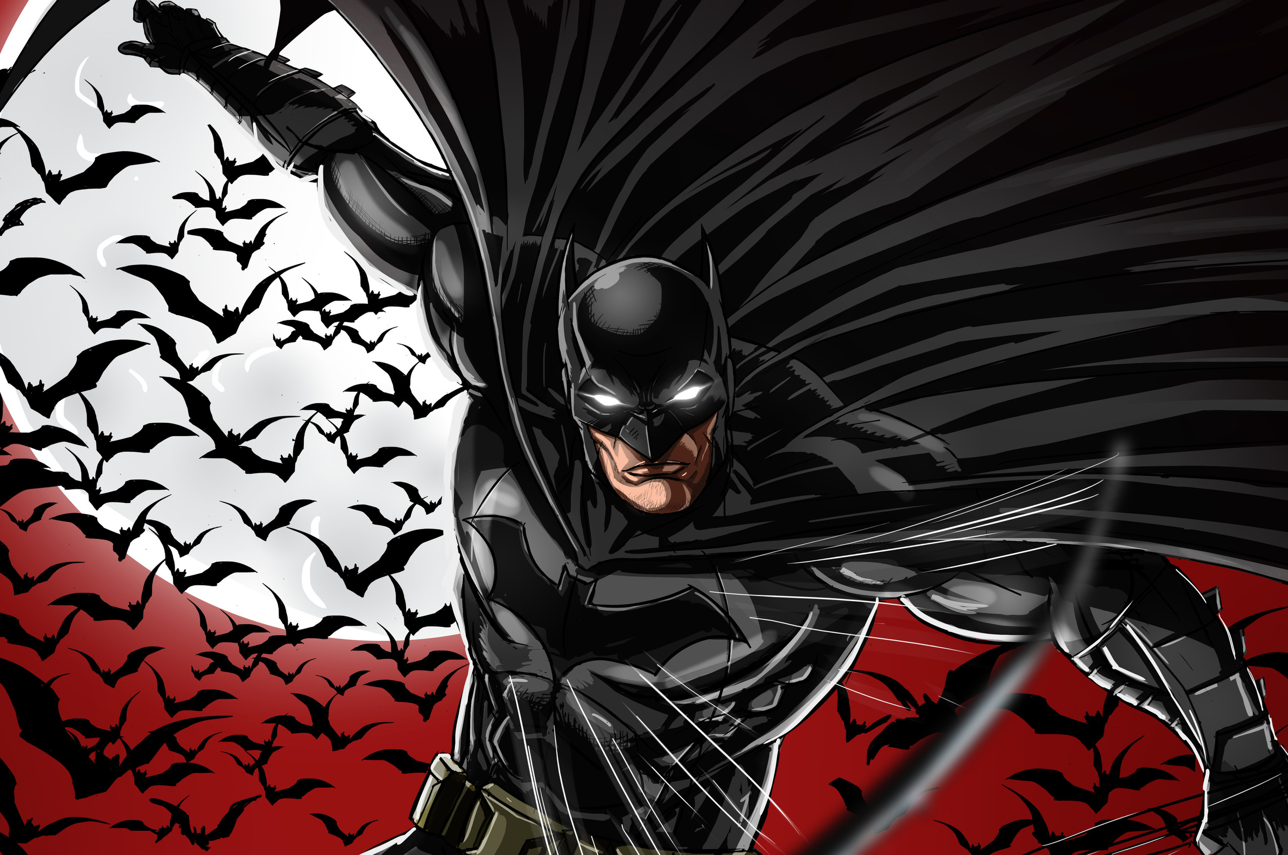 2560x1700 Batman Red Bats Chromebook Pixel ,HD 4k Wallpapers,Images ...