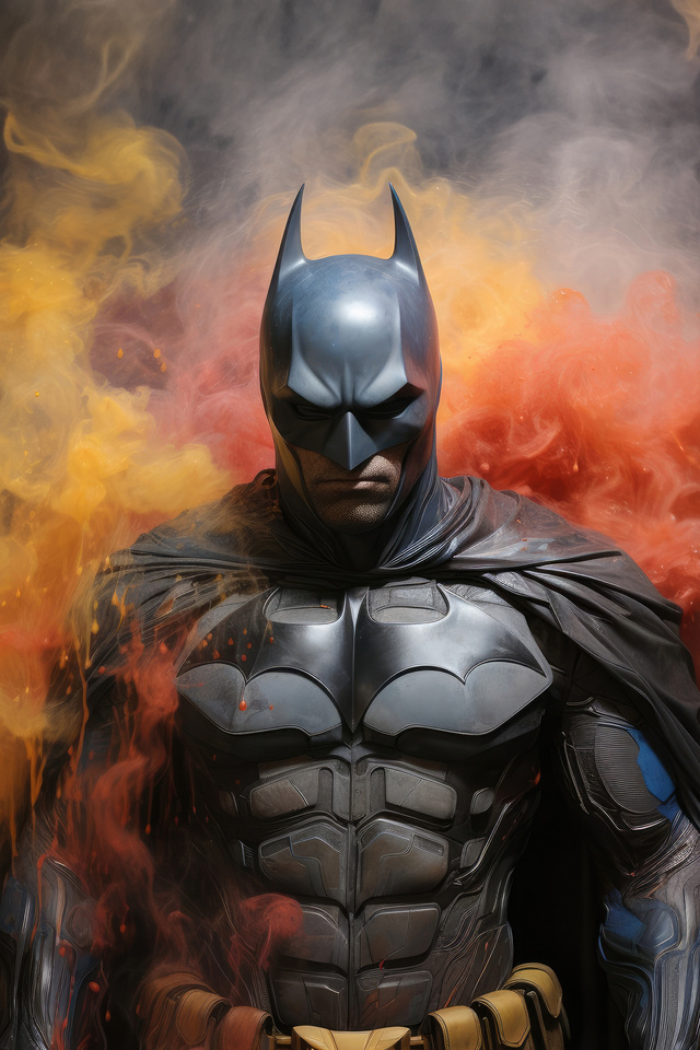 640x960 Batman Smoke And Mystery iPhone 4, iPhone 4S HD 4k Wallpapers ...