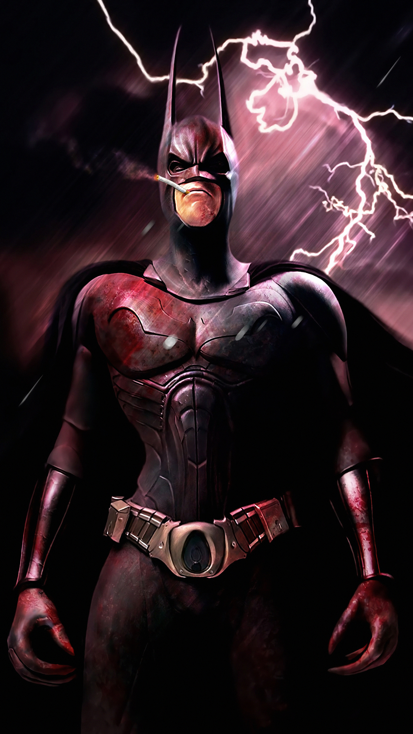 1440x2560 Batman Smoking Art Samsung Galaxy S6,S7 ,Google Pixel XL ...
