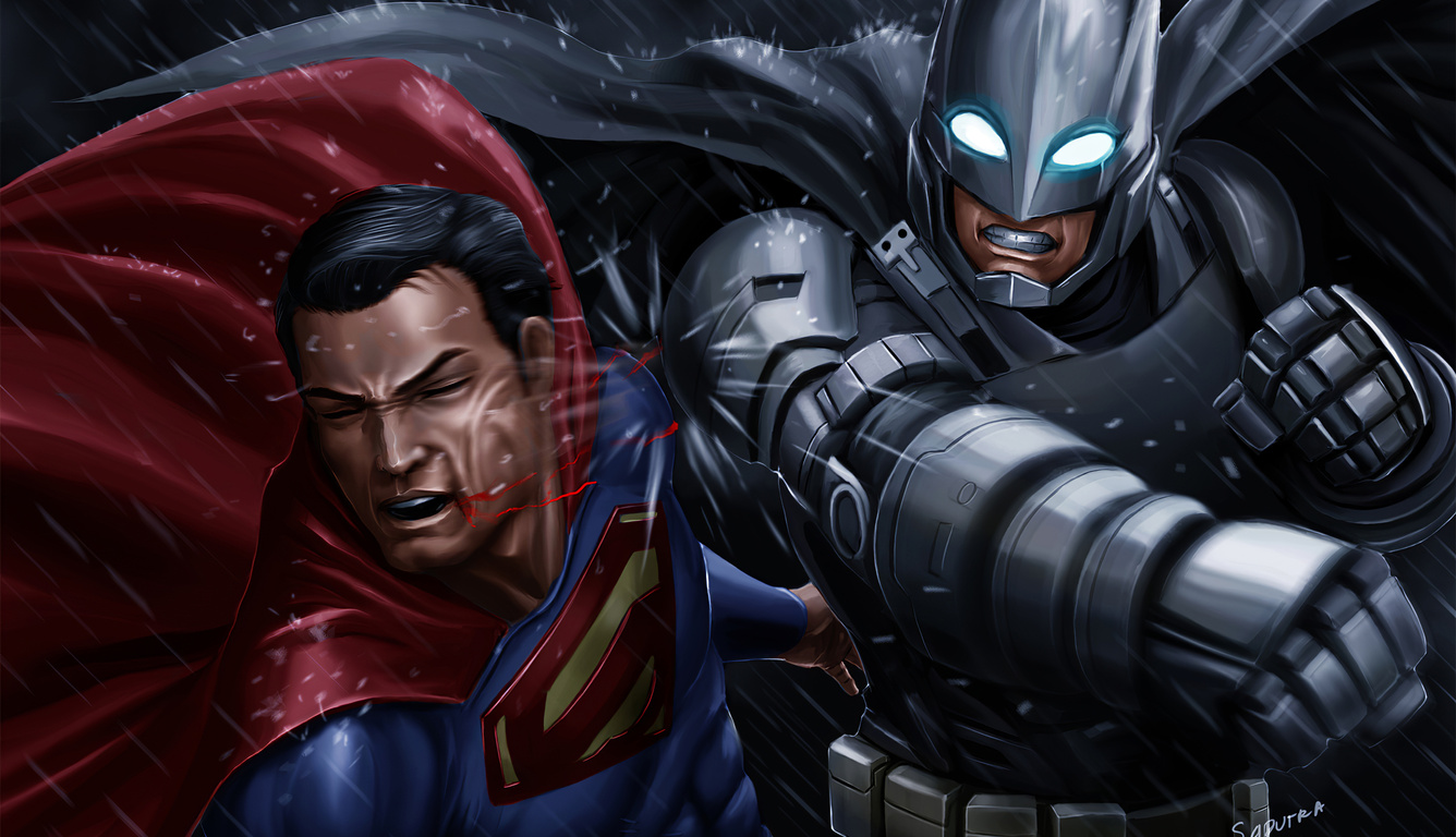 1336x768 Batman Superman Fight Artwork Laptop HD ,HD 4k Wallpapers ...