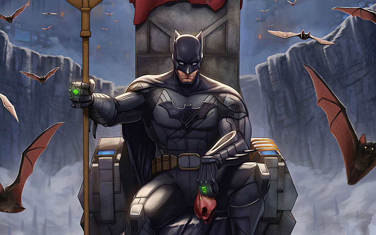 1280x800 Batman Throne King 720P ,HD 4k Wallpapers,Images,Backgrounds ...