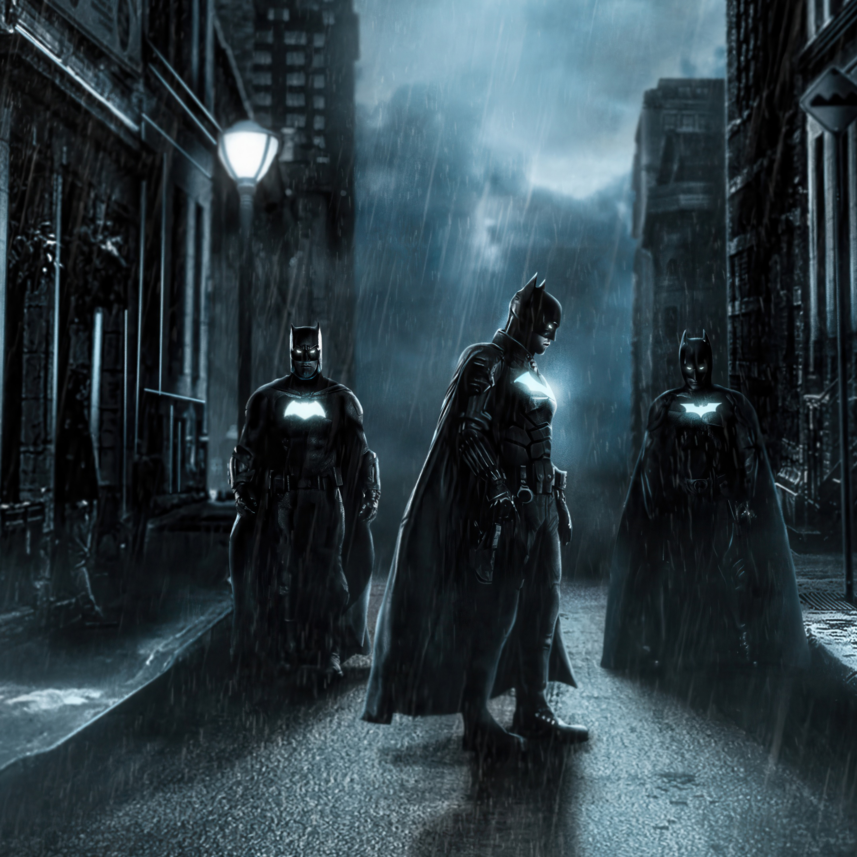 2932x2932 Batman Trio Shadows Of Justice Ipad Pro Retina Display ,HD 4k ...