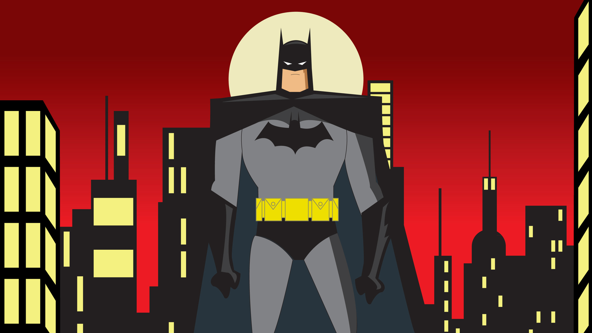 2048x1152 Batman Vector Digital Wallpaper,2048x1152 Resolution HD 4k ...