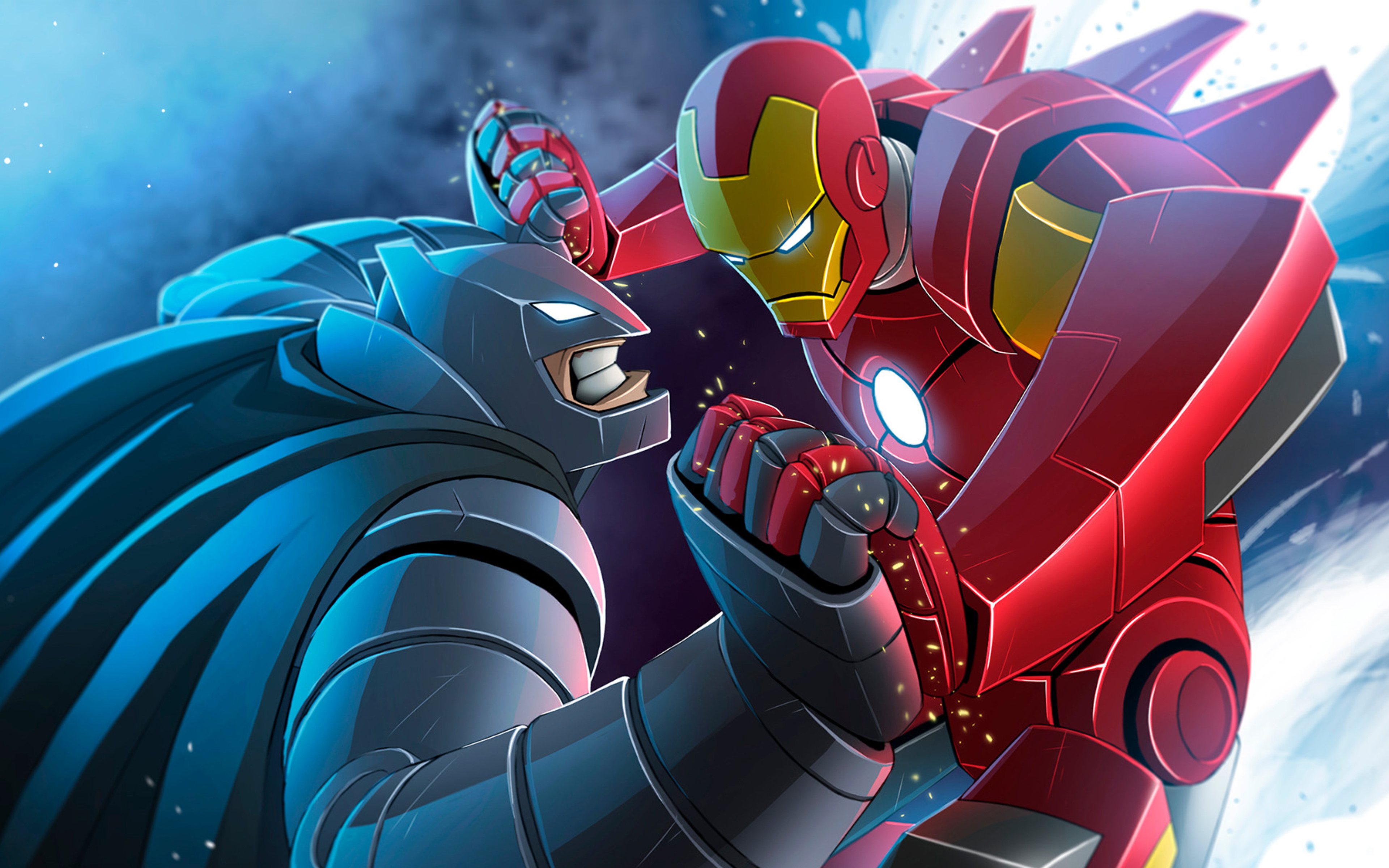 3840x2400 Batman Vs Iron Man 4k 4K ,HD 4k Wallpapers,Images,Backgrounds ...