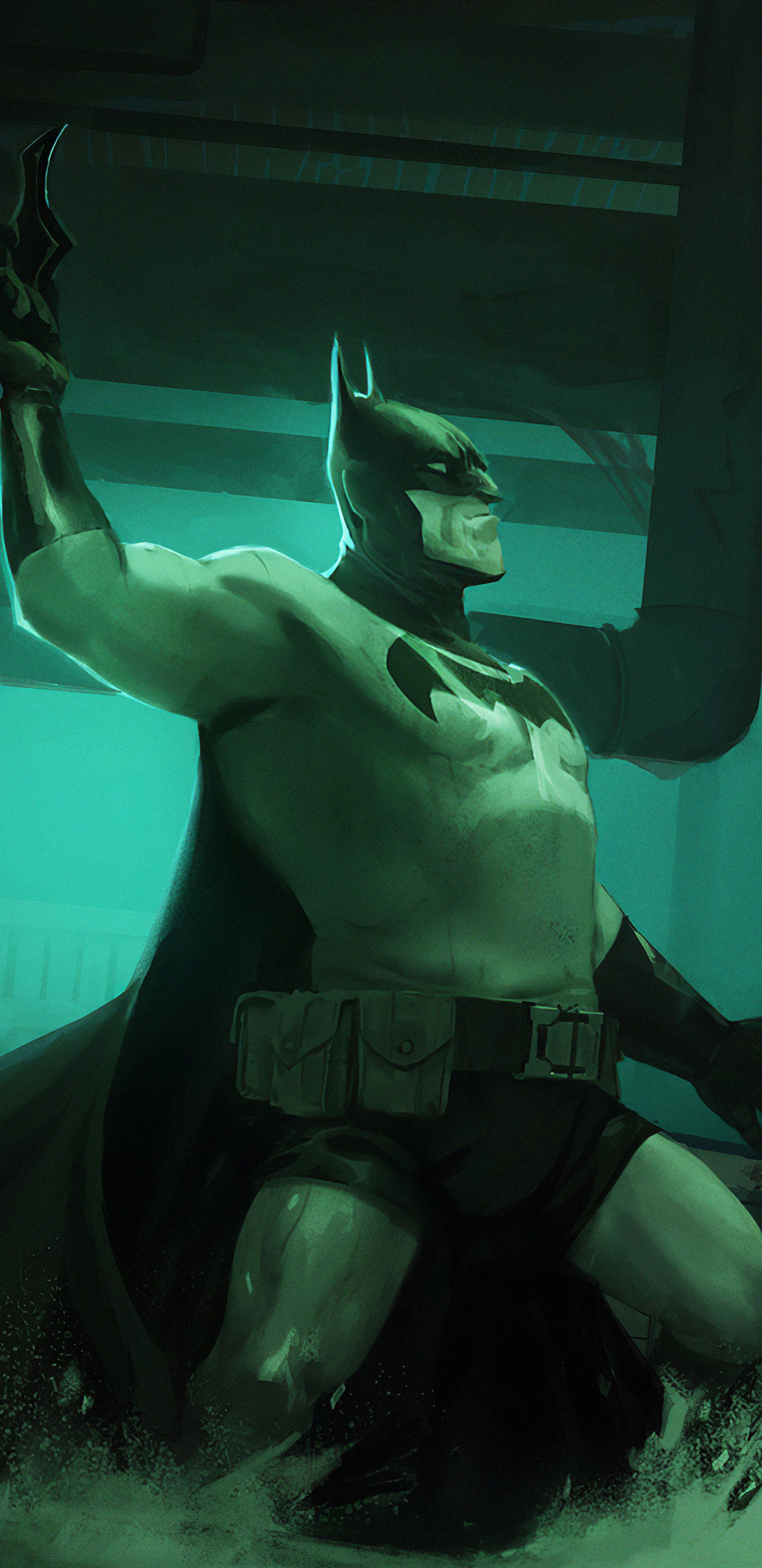 1440x2960 Batman Vs Killer Croc Samsung Galaxy Note 9,8, S9,S8,S8+ QHD ...