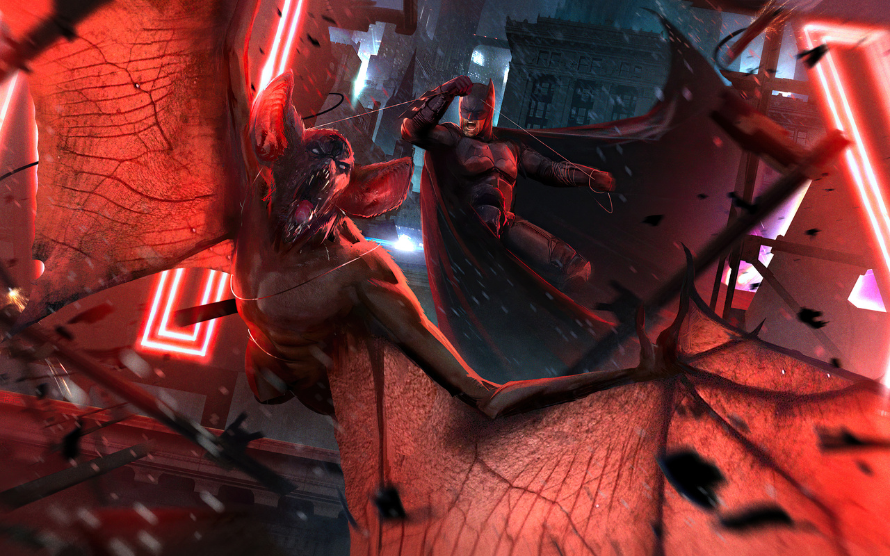 1280x800 Batman Vs Man Bat 720P ,HD 4k Wallpapers,Images,Backgrounds ...