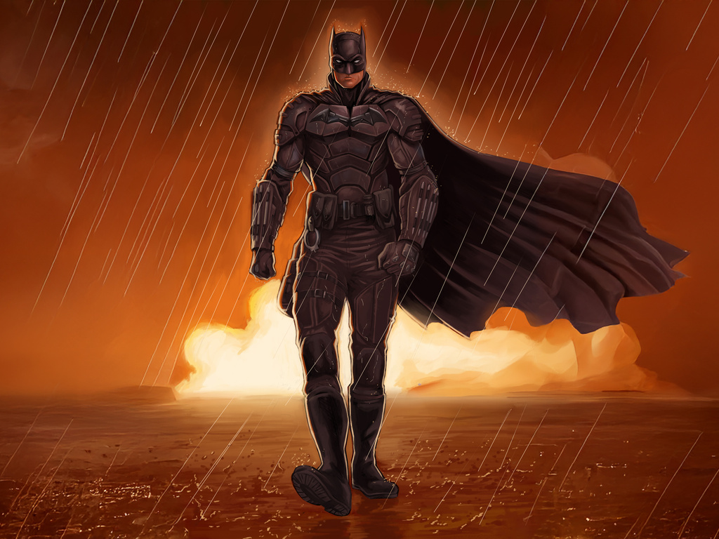 1024x768 Batman Walking Through Darkness Wallpaper,1024x768 Resolution ...