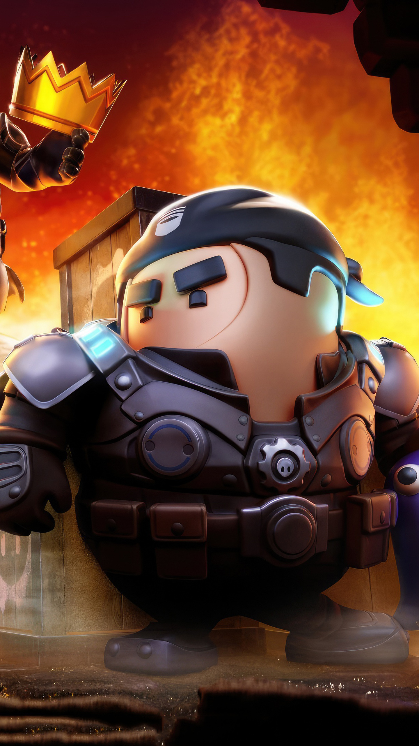 1440x2560 Bean Armour Fall Guys Samsung Galaxy S6,S7 ,Google Pixel XL ...