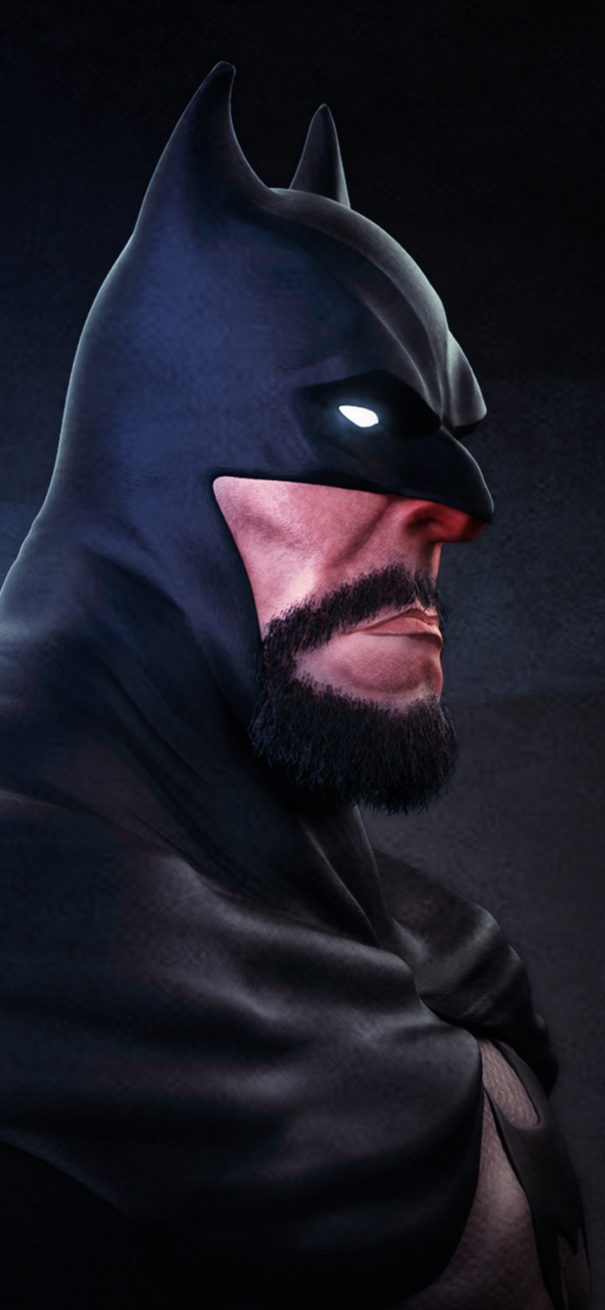 Batman Logo Beard