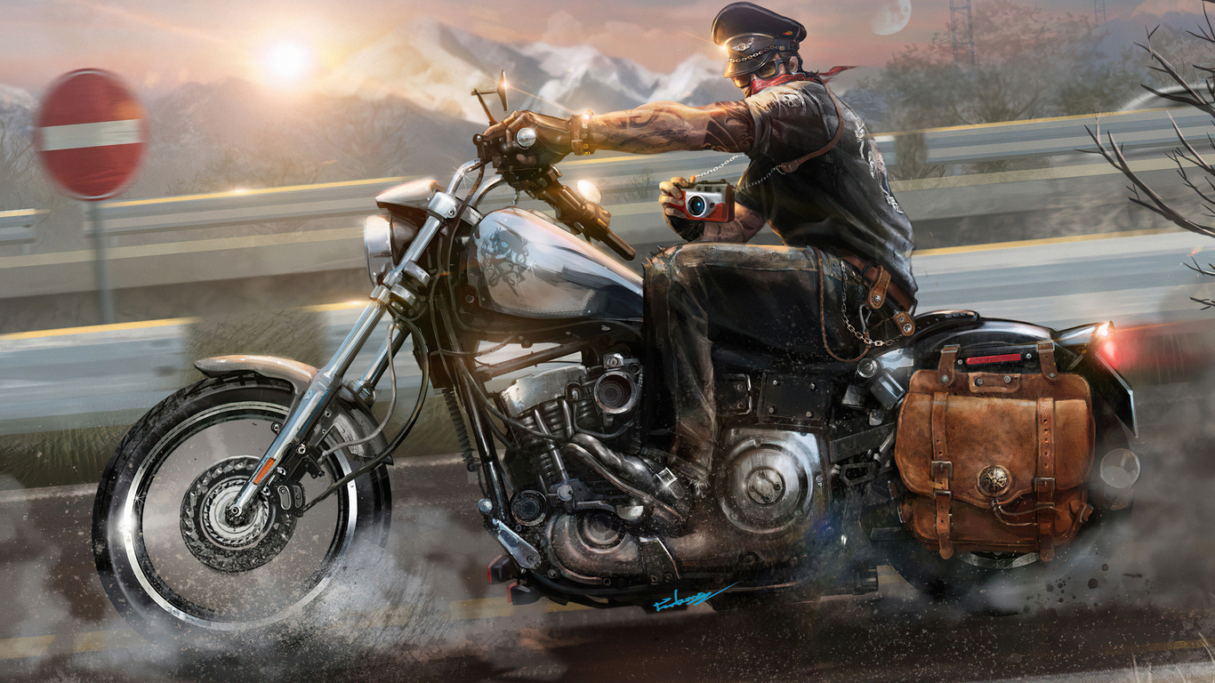 1366x768 Bike Rider On Trip 4k Laptop HD ,HD 4k Wallpapers,Images ...