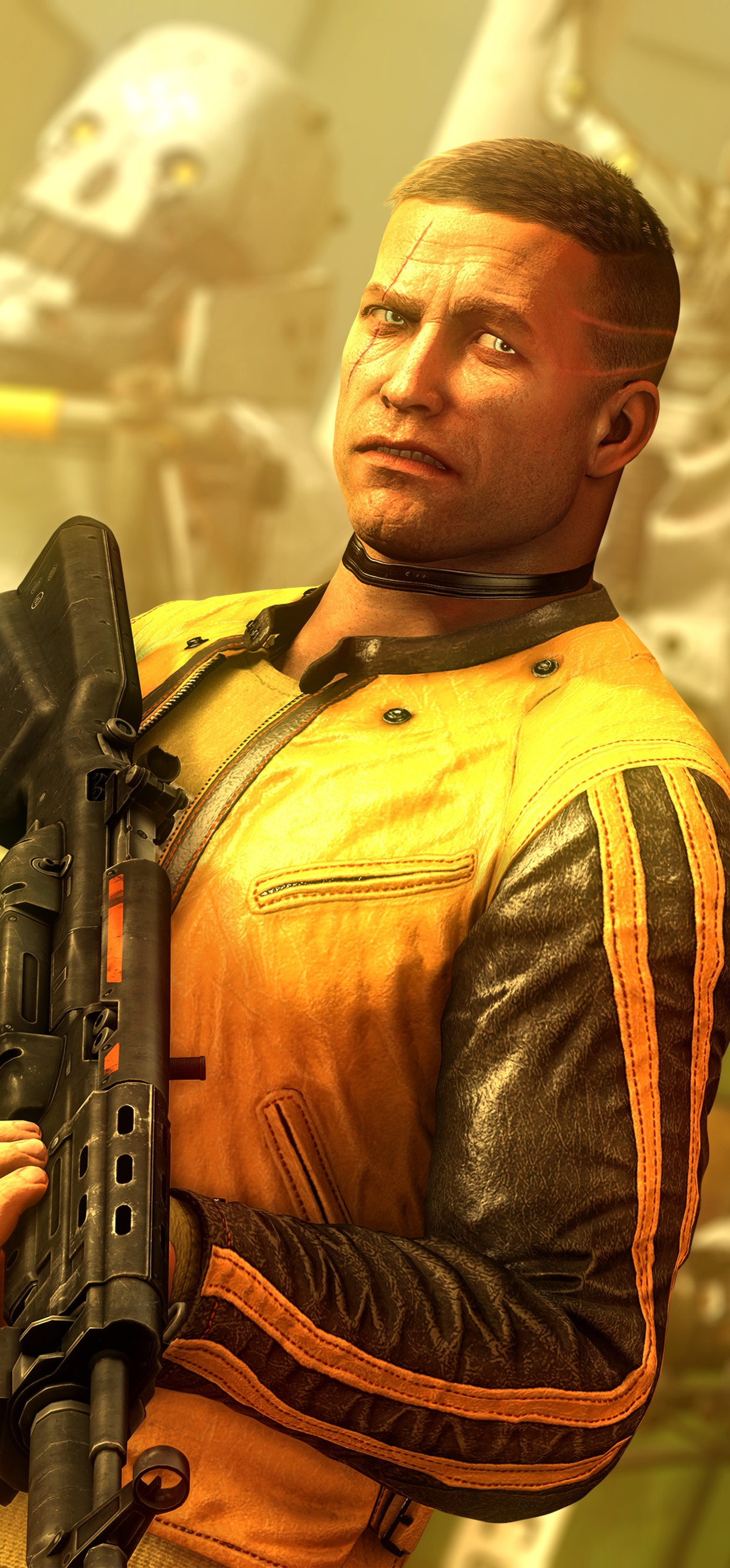 1242x2668 BJ Blazkowicz Wolfenstein II The New Colossus 4k Iphone XS ...