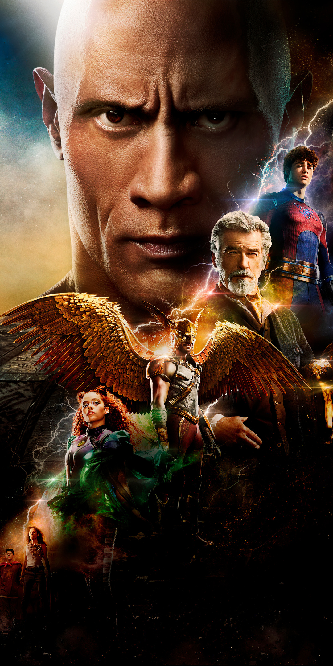 1080x2160 Black Adam 2022 5k One Plus 5T,Honor 7x,Honor view 10,Lg Q6 ...