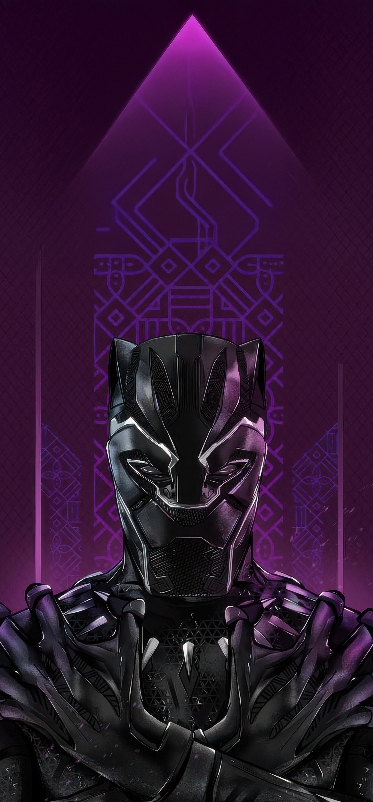 1242x2668 Black Panther King Of Wakanda Iphone XS MAX ,HD 4k Wallpapers ...