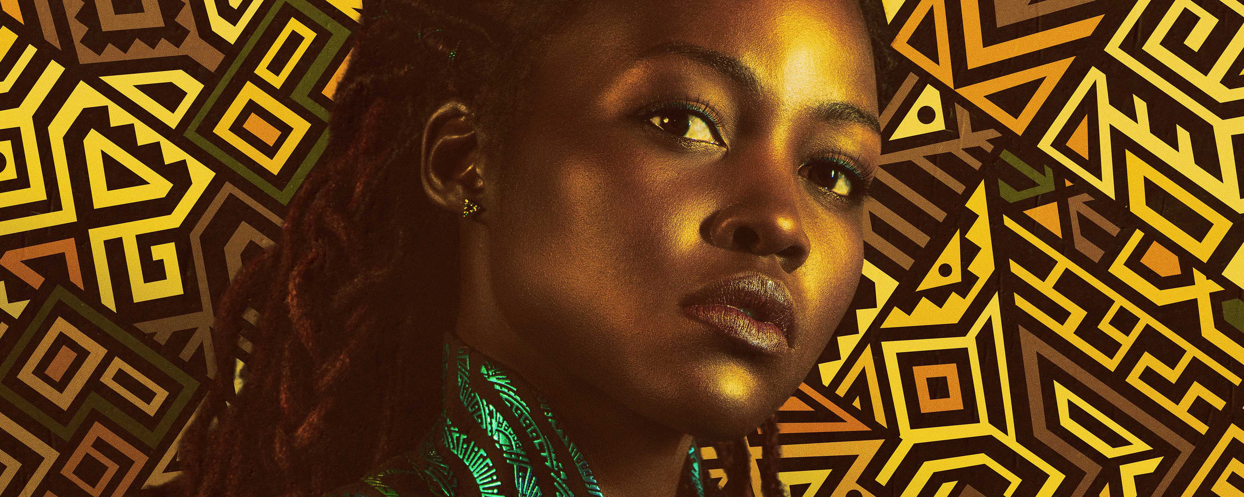 2560x1024 Black Panther Wakanda Forver Lupita Nyongo As Nakia Wallpaper,2560x1024 Resolution HD ...