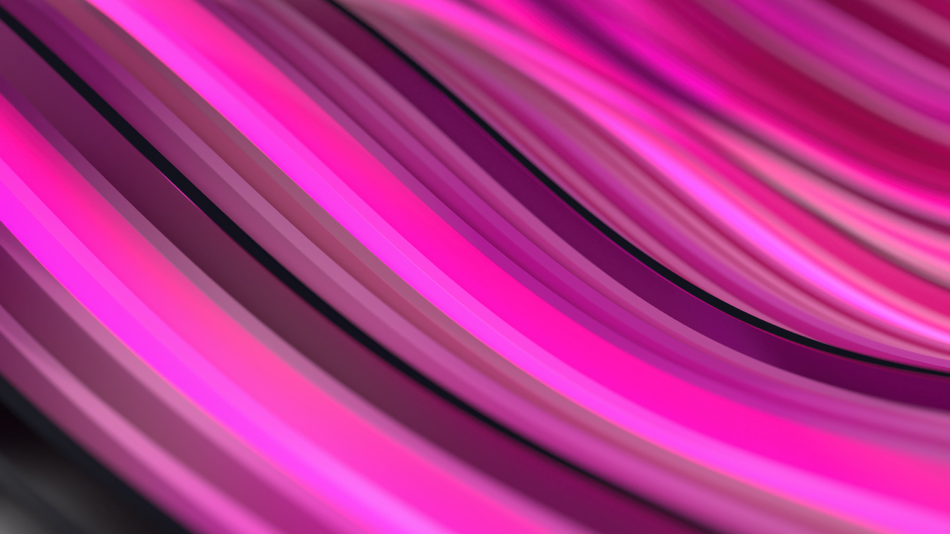 1366x768 Blender Waves Pink Abstract 5k Laptop HD ,HD 4k Wallpapers ...