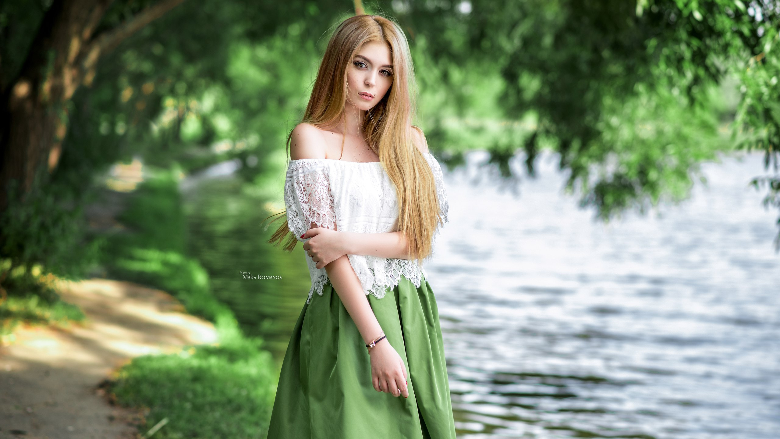 2560x1440 Blonde Girl Outdoors 1440p Resolution Hd 4k Wallpapersimagesbackgroundsphotos And 