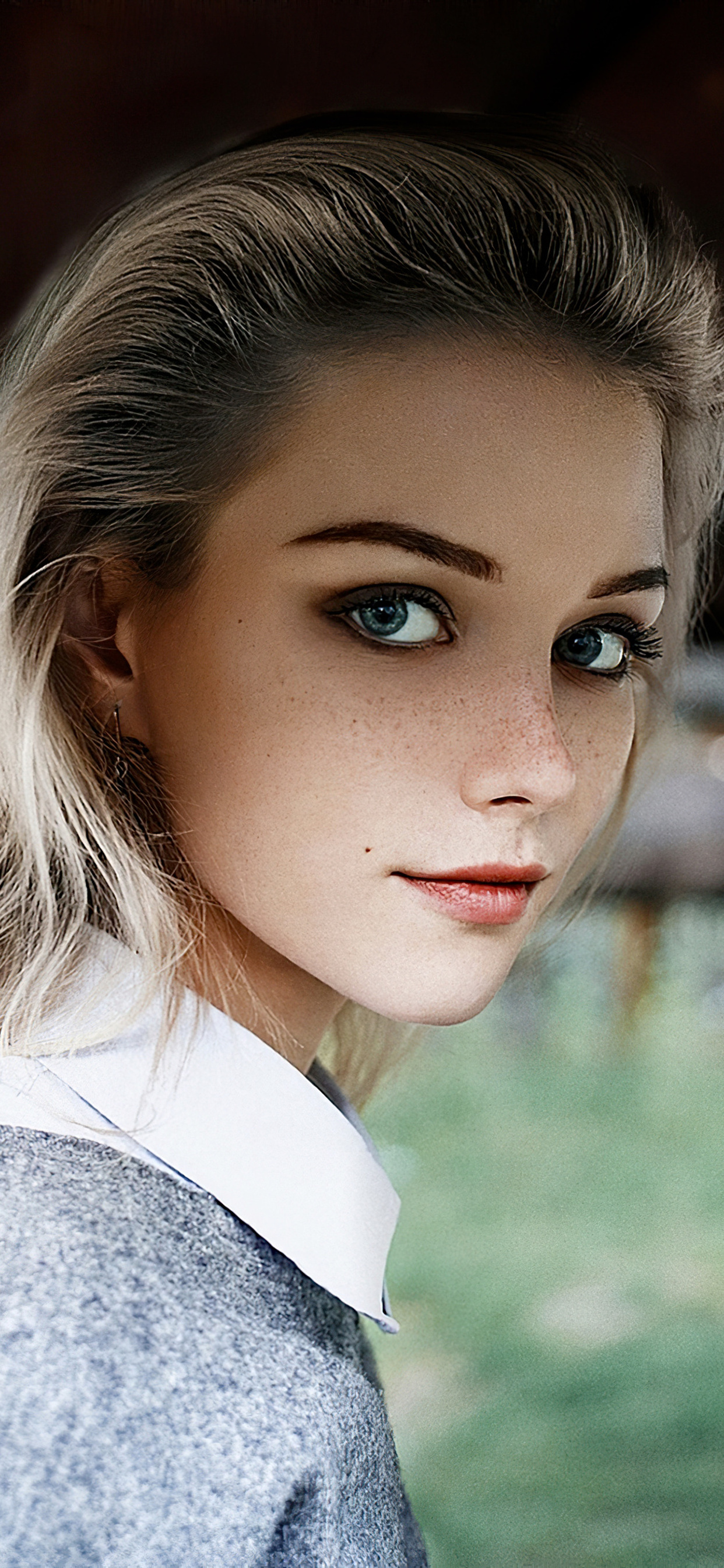 1242x2688 Blonde Model Girl 4k Iphone Xs Max Hd 4k Wallpapers Images