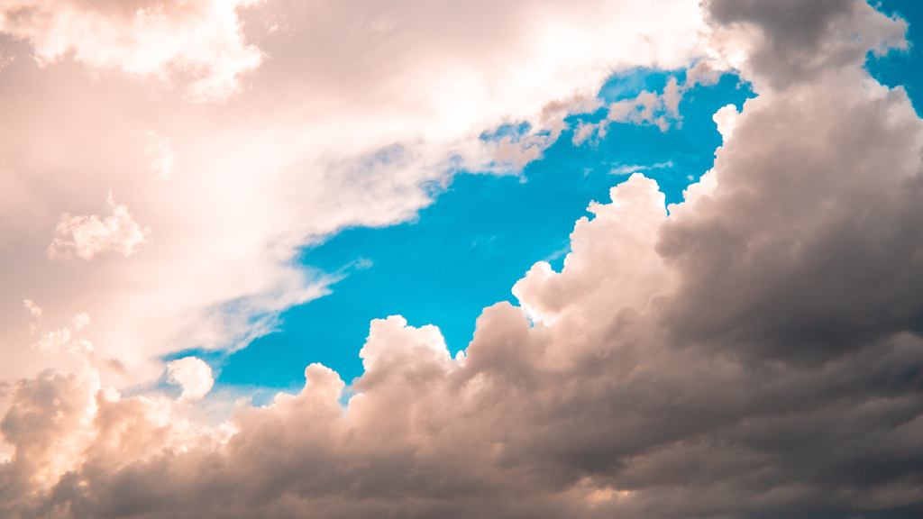 1024x576 Blue Clouds 5k 1024x576 Resolution HD 4k Wallpapers, Images ...