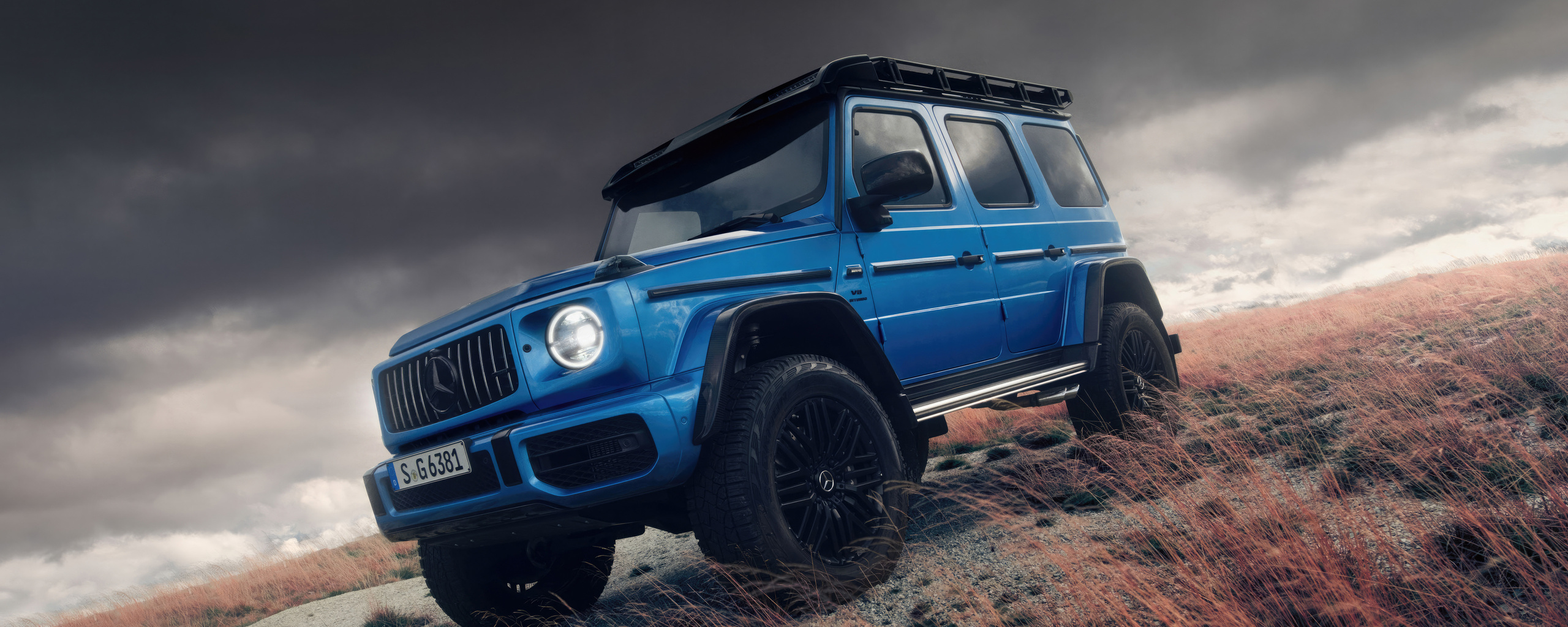 2560x1024 Blue Mercedes Amg G63 4x4 Wallpaper,2560x1024 Resolution HD ...
