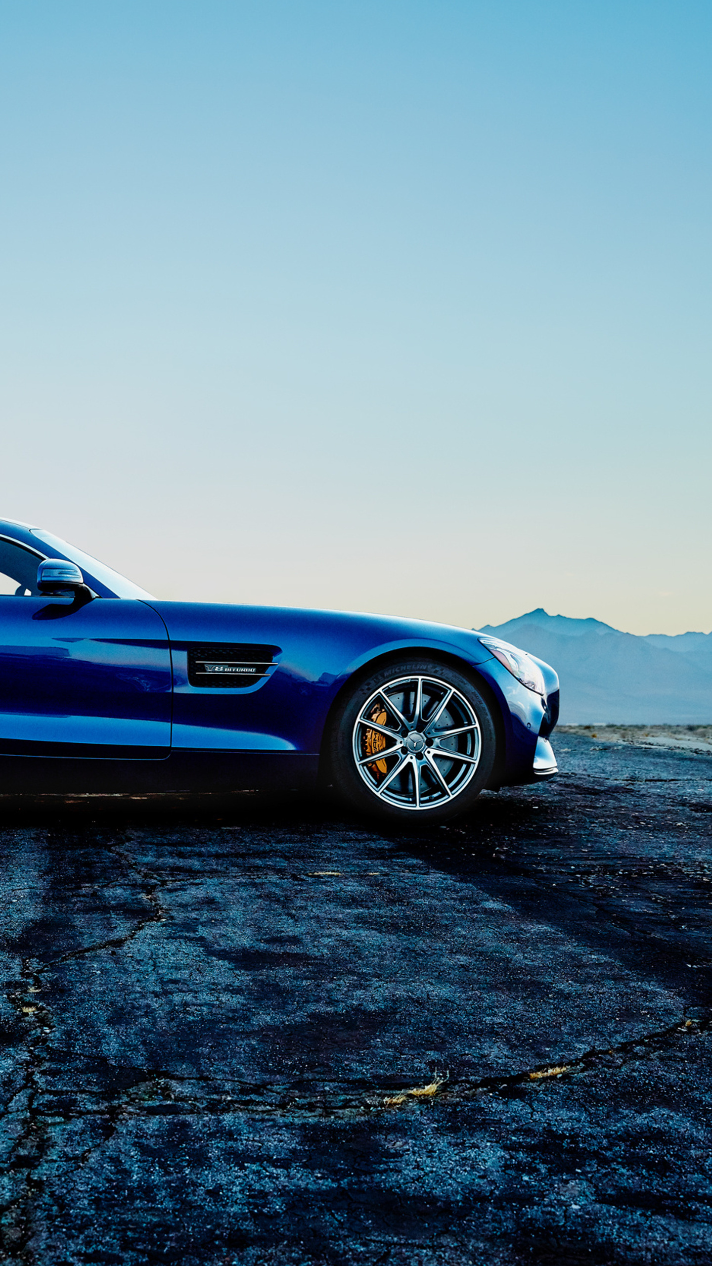 1440x2560 Blue Mercedes Benz Amg GT Samsung Galaxy S6,S7 ,Google Pixel ...