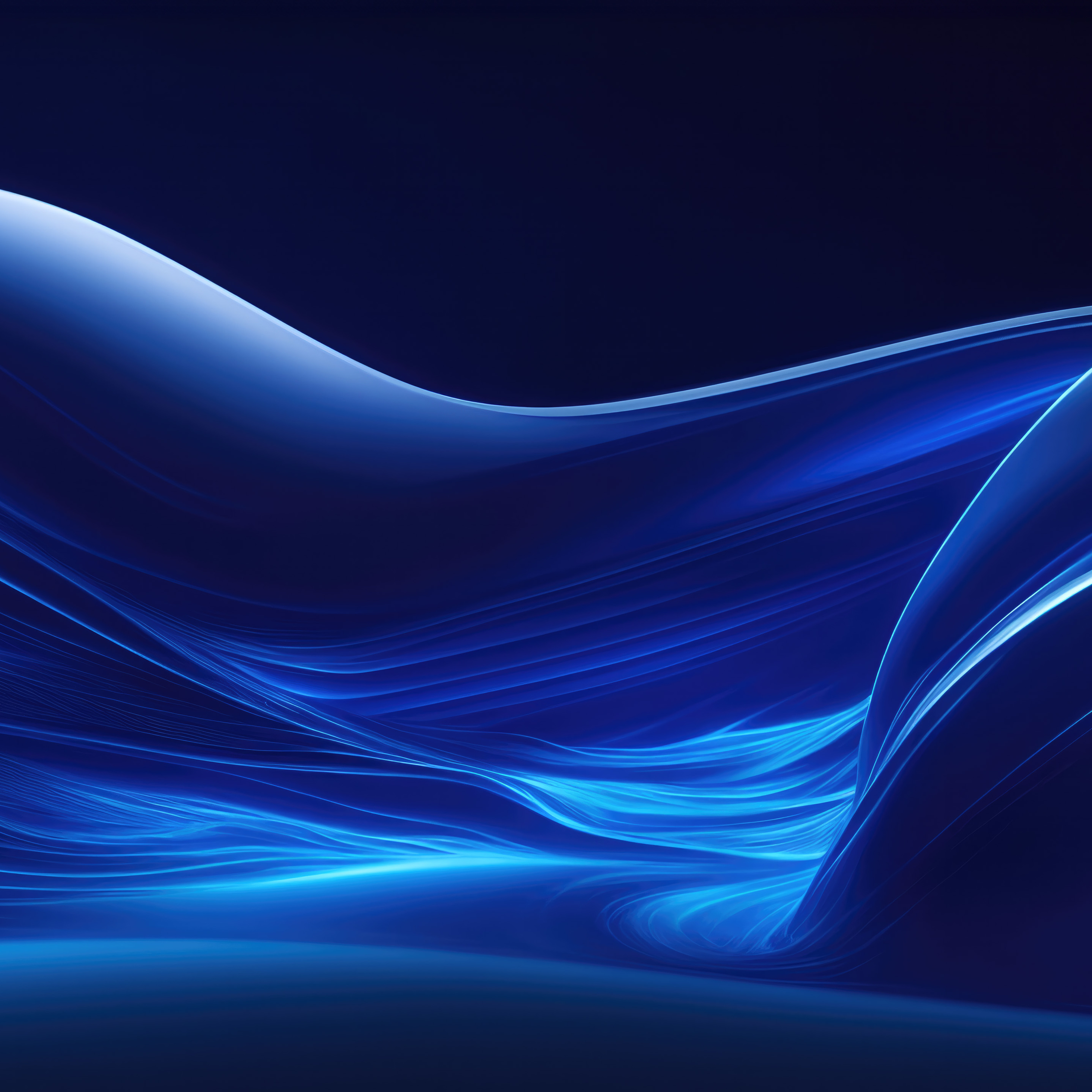 2932x2932 Blue Waves Abstract 5k Ipad Pro Retina Display ,HD 4k ...